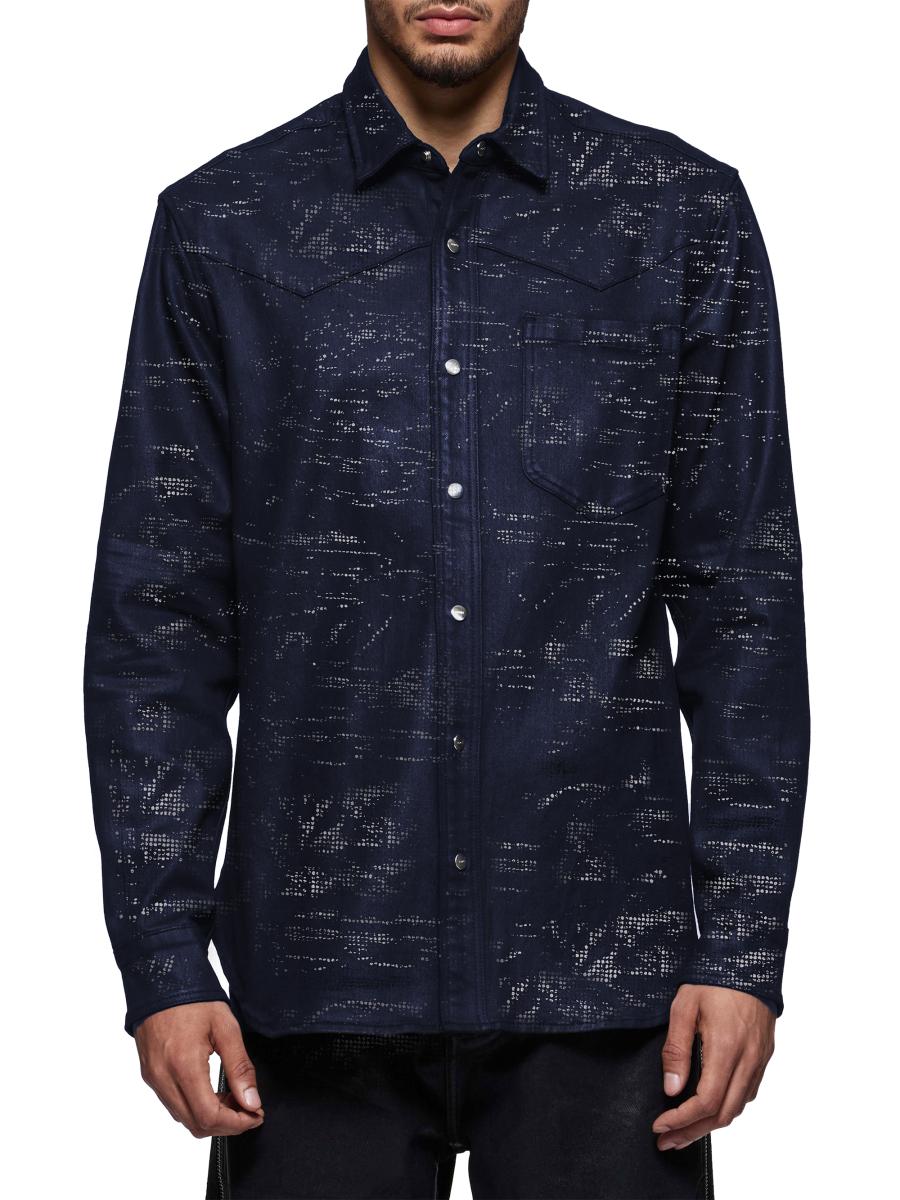 Purple Brand Tiled Overlay Shirt | Saks Fifth Avenue