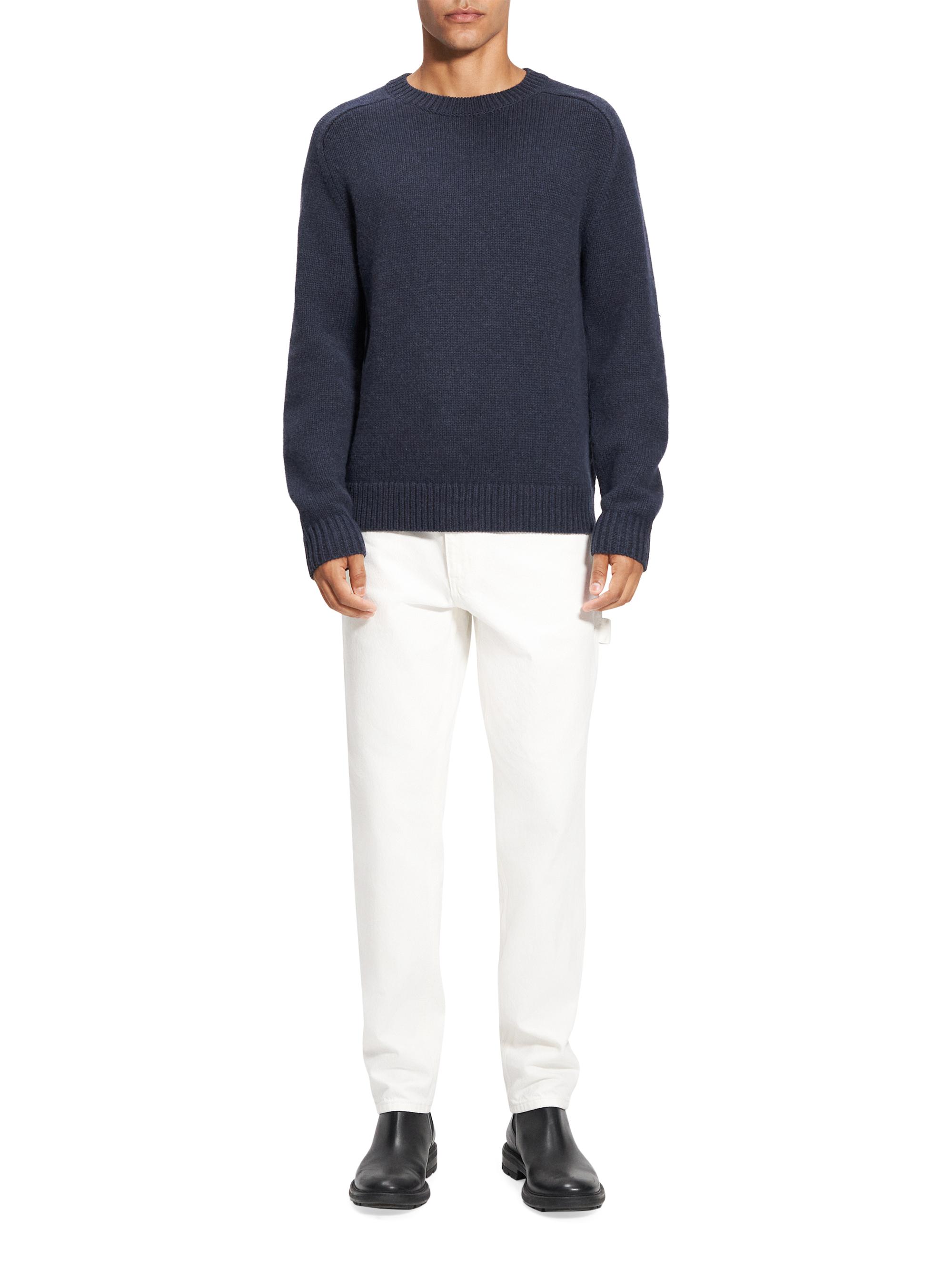 Theory Heavy Wool-Cashmere Crewneck Sweater | Saks Fifth Avenue