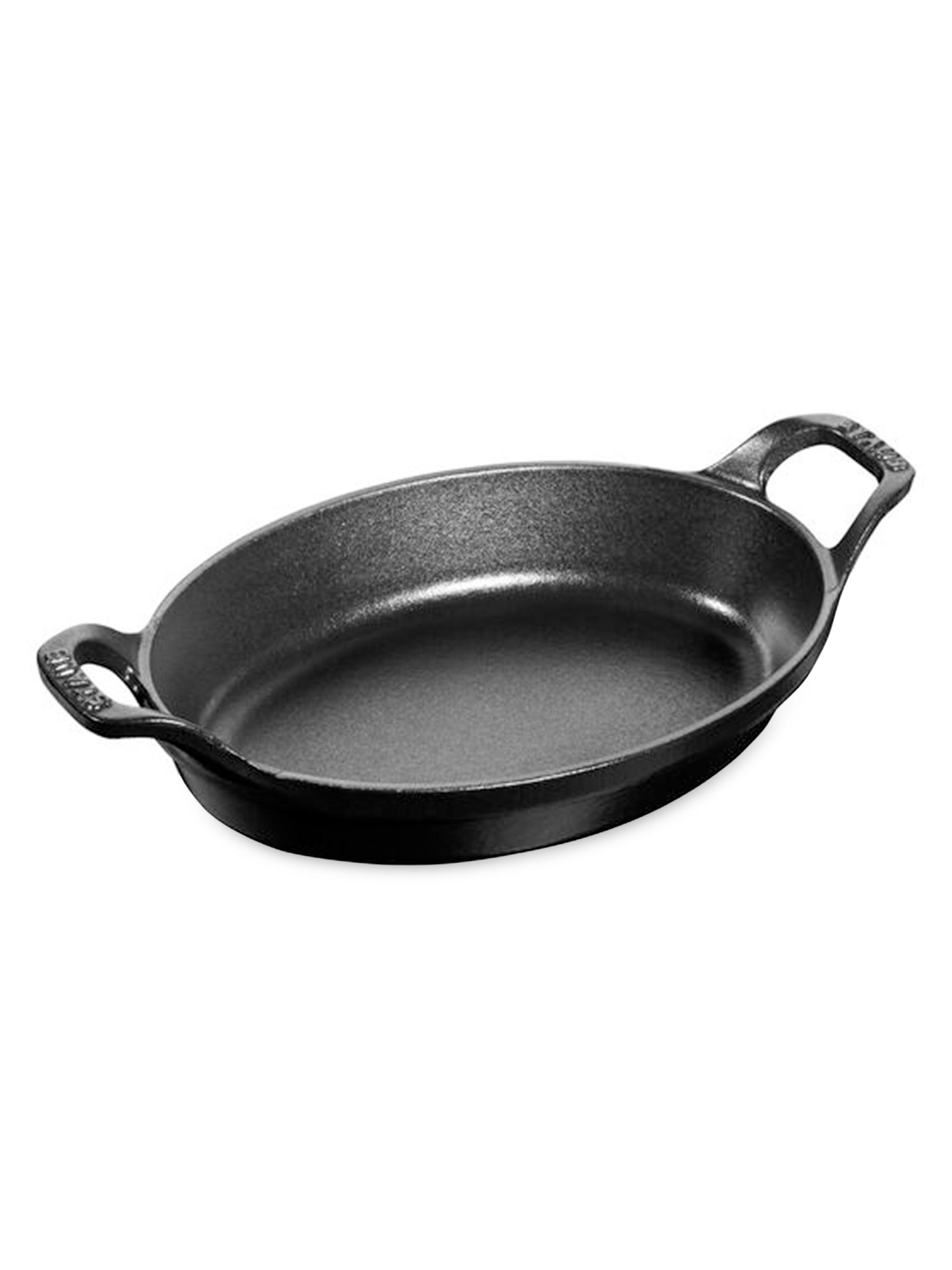 Staub Cast Iron Oval Baking Dish | Saks Fifth Avenue