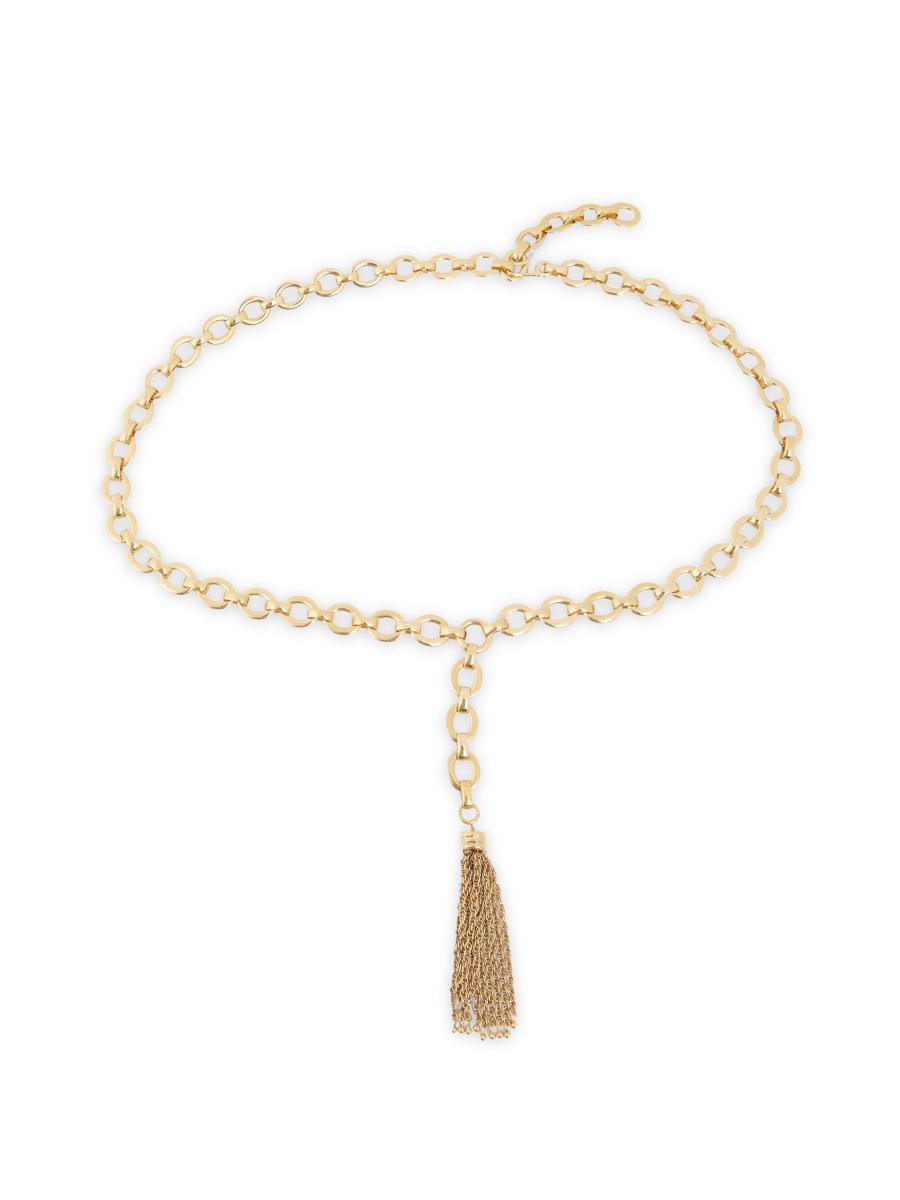 Chloé Goldtone Tasseled Chain Belt | Saks Fifth Avenue