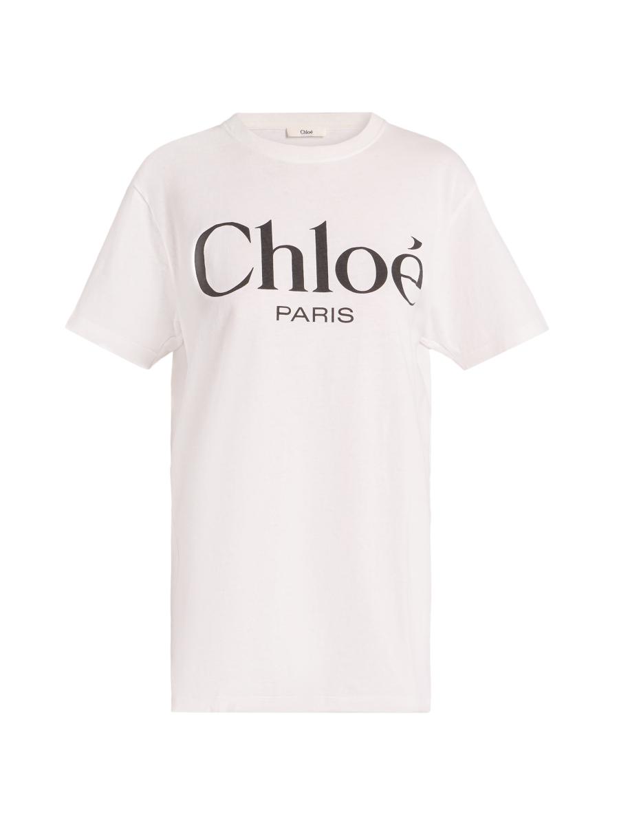 Shop Chloé Logo Cotton T-Shirt | Saks Fifth Avenue