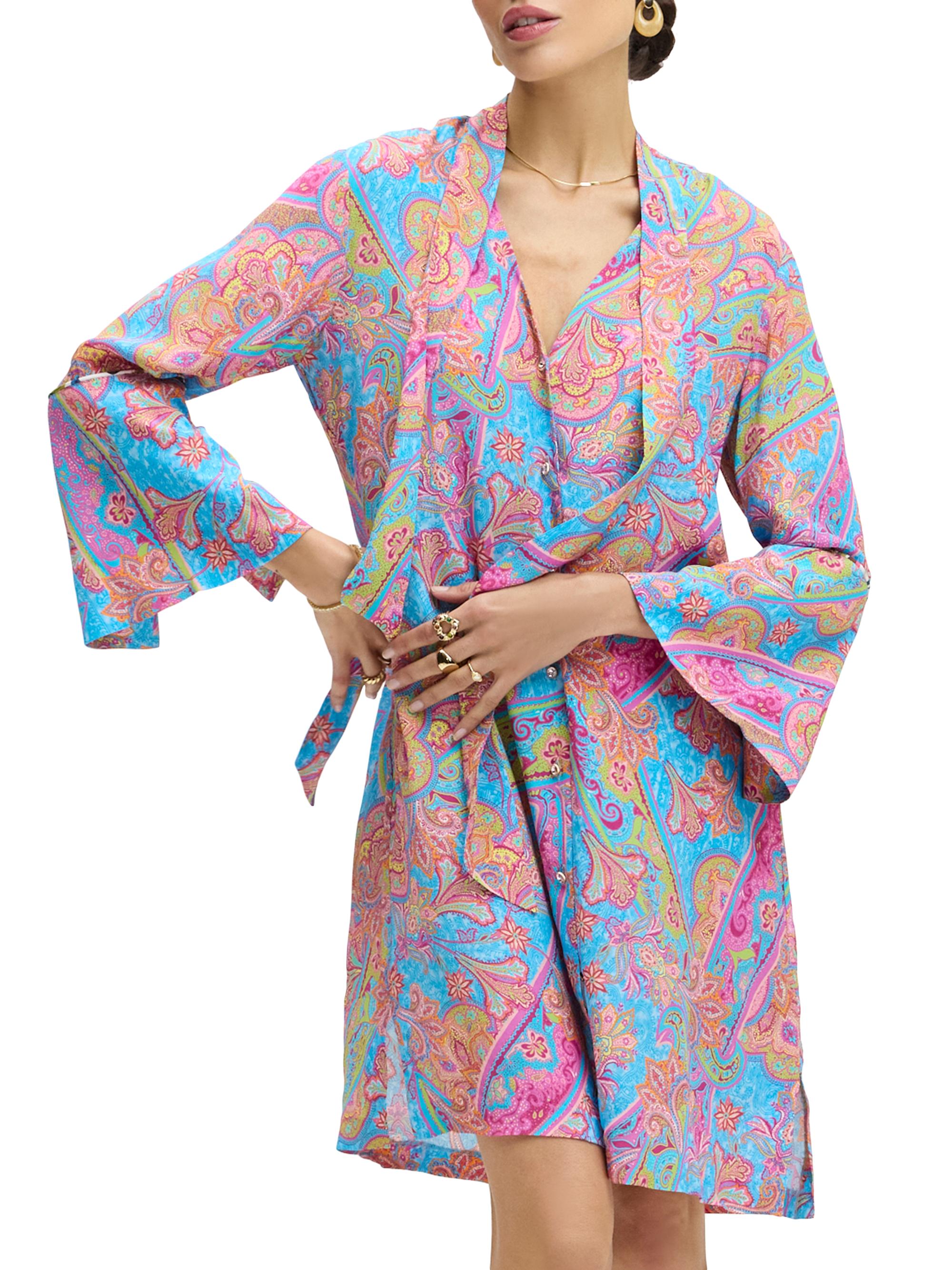 Robert Graham Brenna Paisley Cotton-Silk Shirtdress | Saks Fifth Avenue