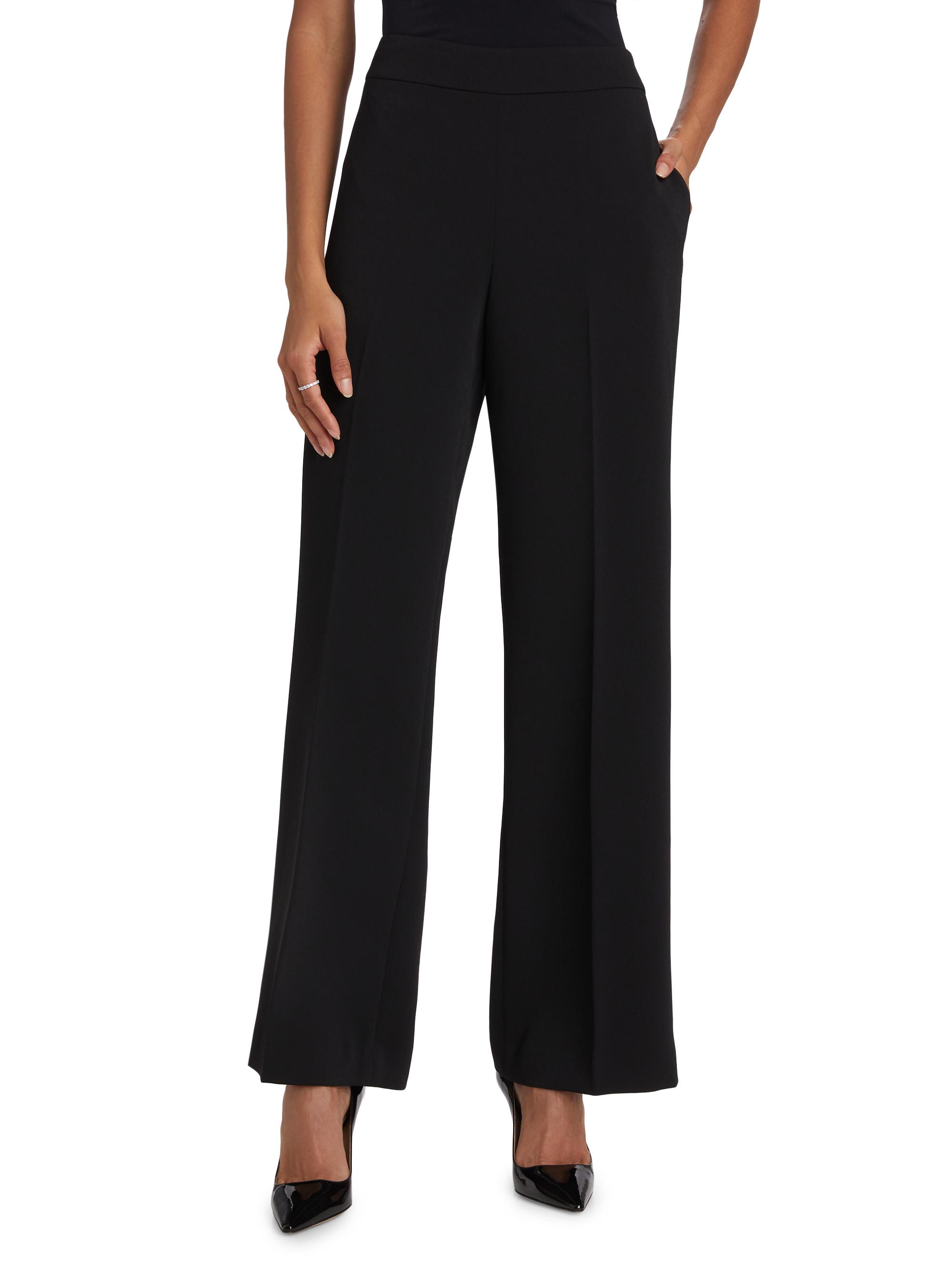 Milly Natia Crease-Front Crepe Pants | Saks Fifth Avenue