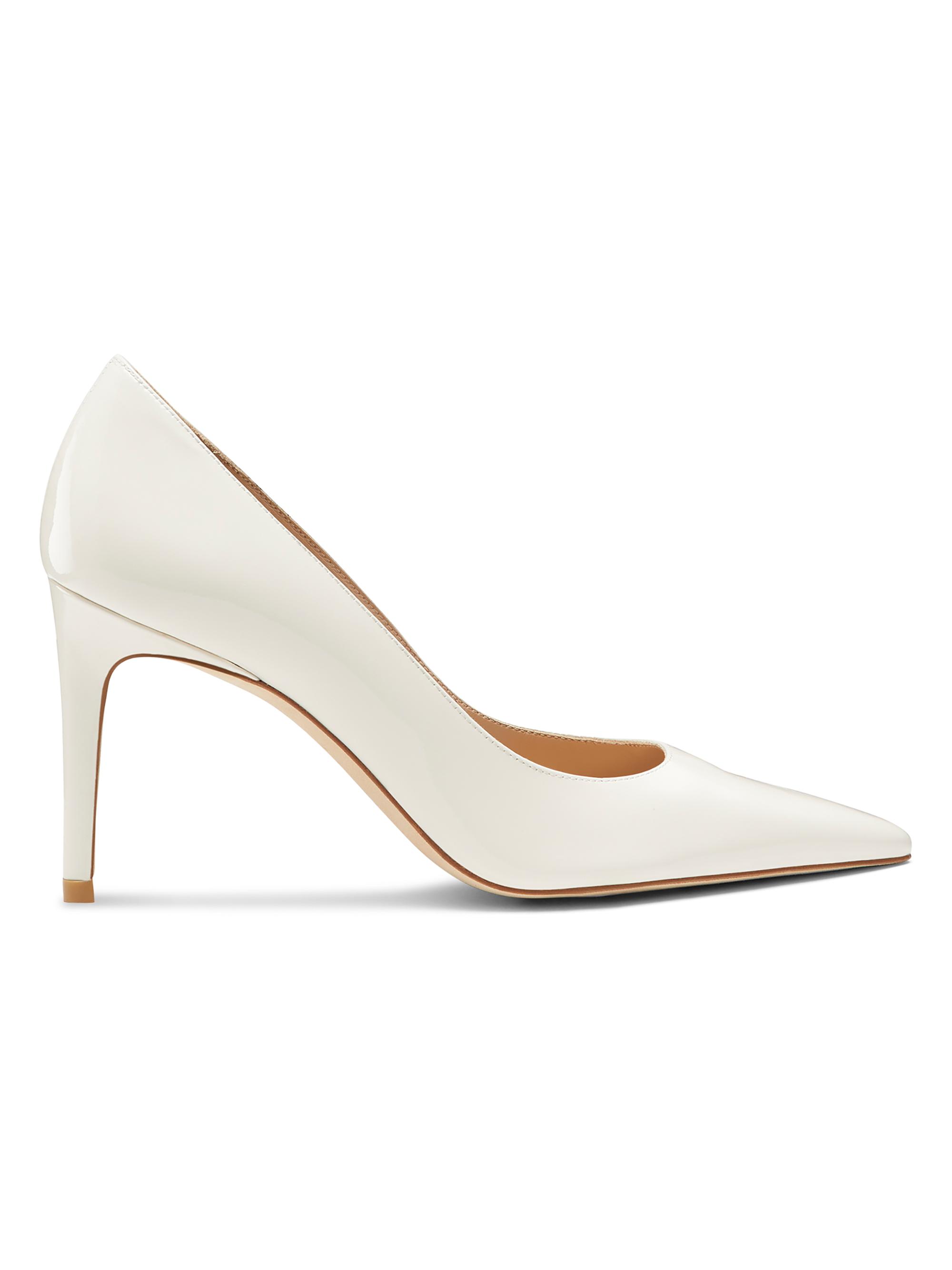 Stuart Weitzman Power 75MM Patent Leather Pumps | Saks Fifth Avenue