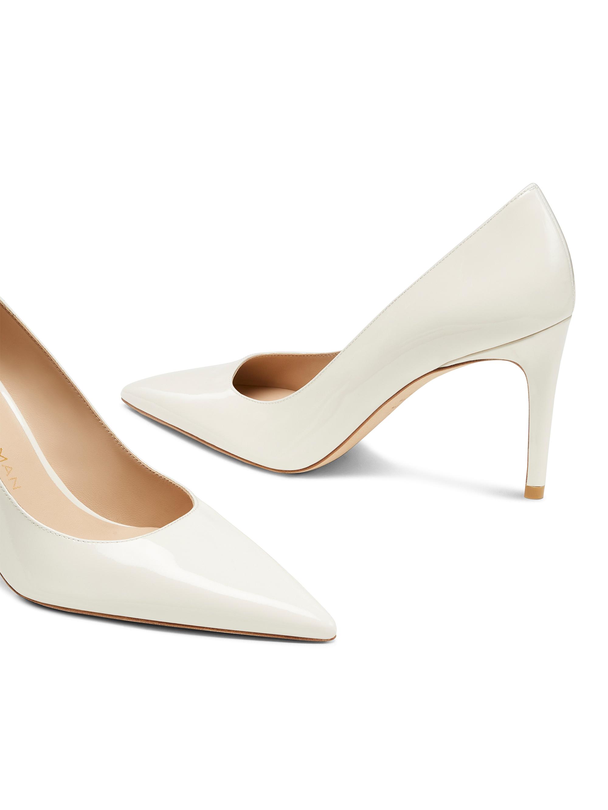 Stuart Weitzman Power 75MM Patent Leather Pumps | Saks Fifth Avenue