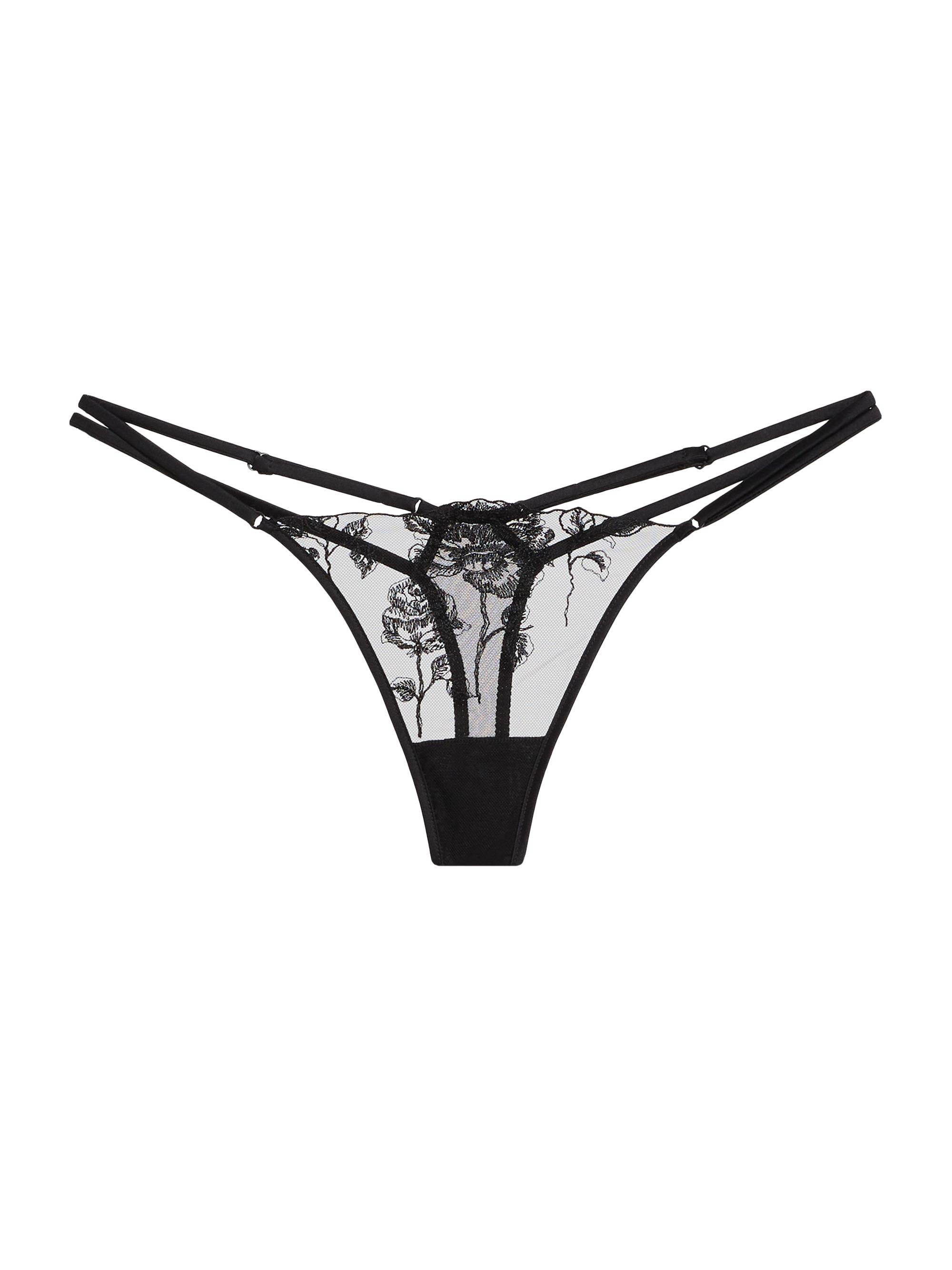 Shop Kiki de Montparnasse Dominique Lace Thong | Saks Fifth Avenue