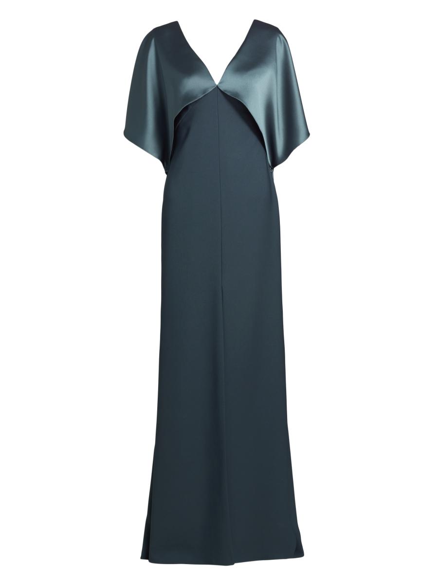 Amsale Mix Media Layered Slip Gown | Saks Fifth Avenue