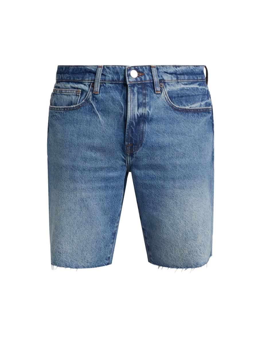 Shop Frame L'Homme Cut-Off Denim Shorts | Saks Fifth Avenue