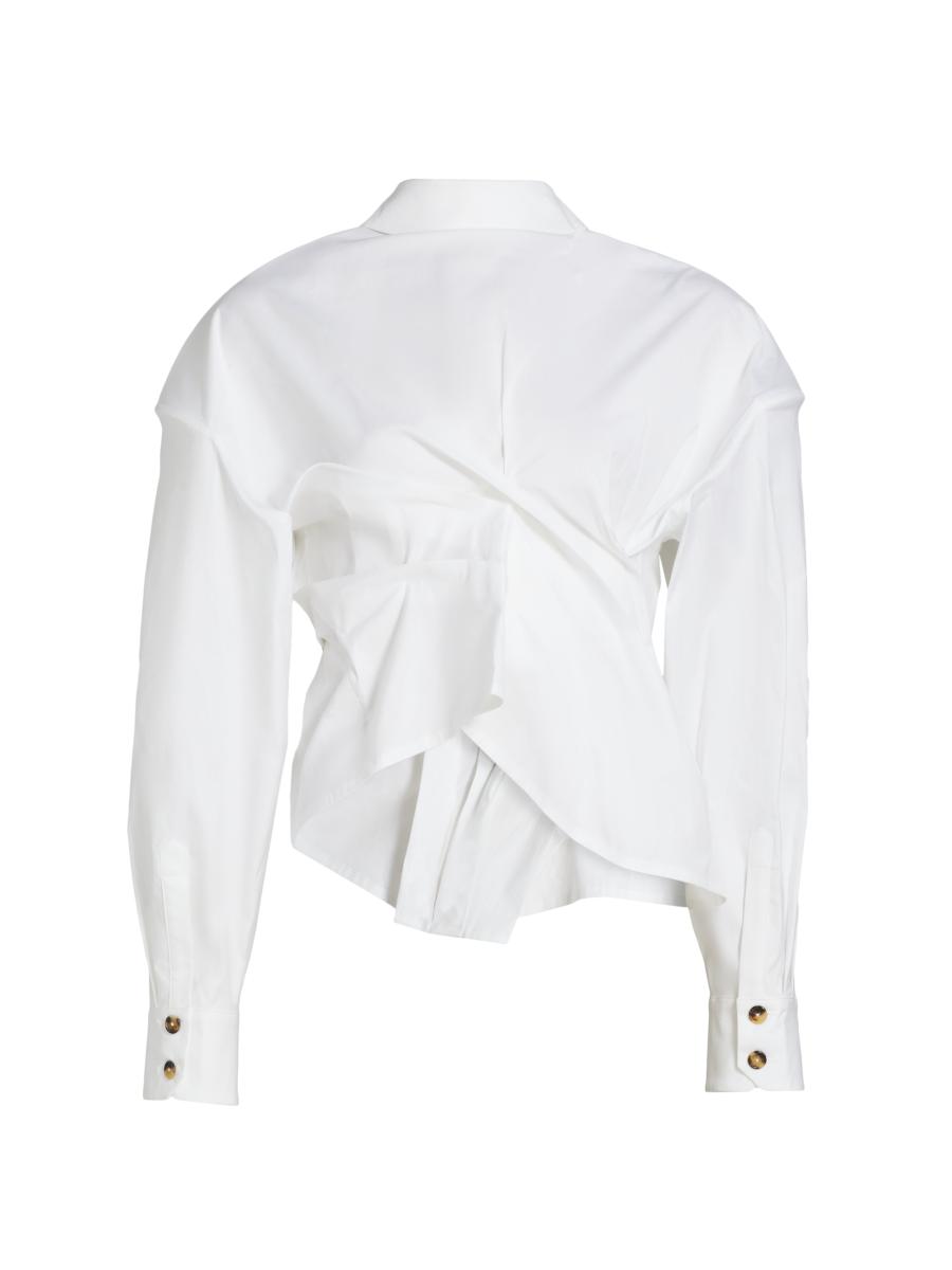 A.W.A.K.E. Mode Twisted Reversed Shirt | Saks Fifth Avenue