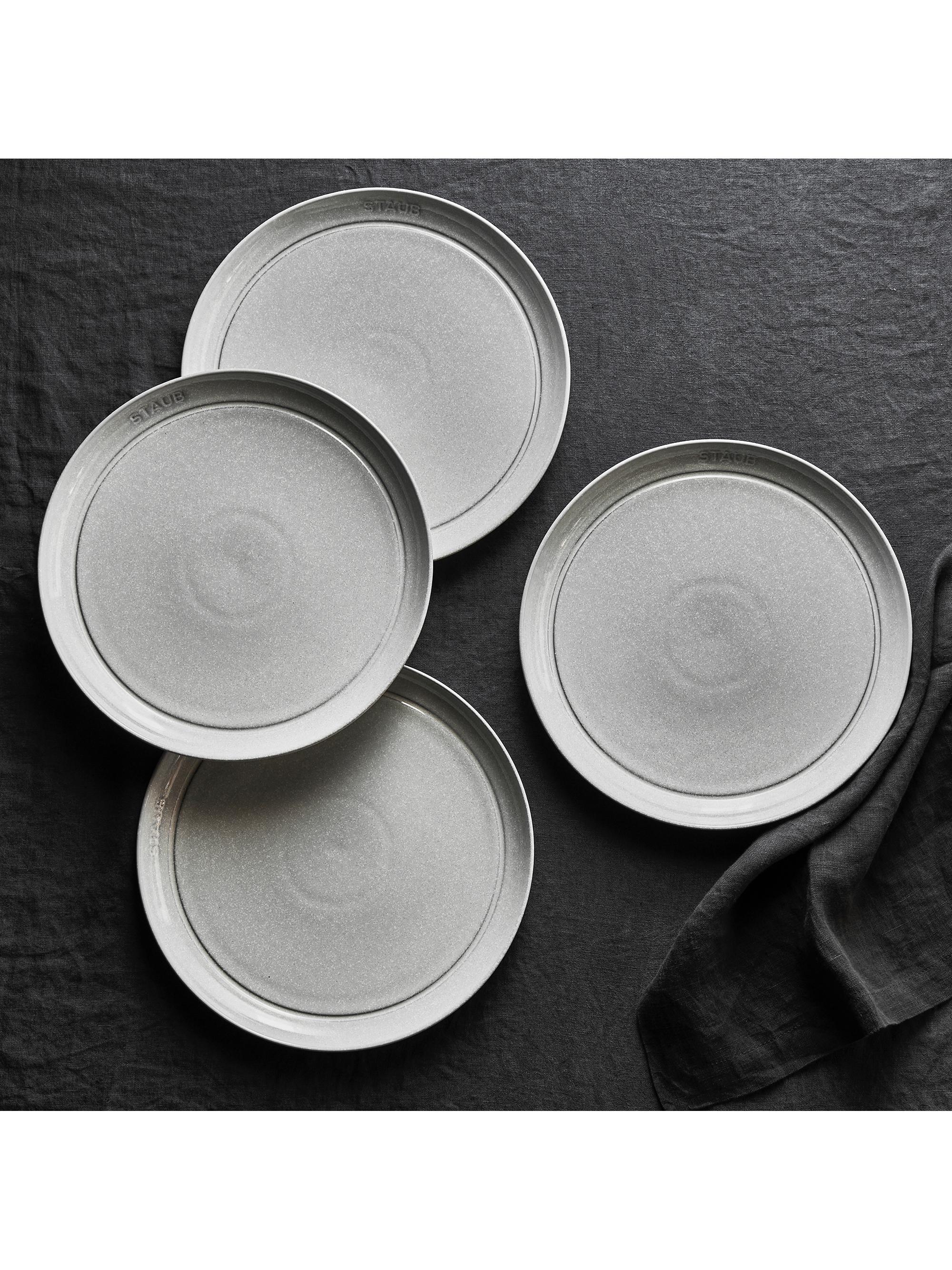 Staub Ceramic Dinnerware 4 Piece 10'' Dinner Plate Set | Saks Fifth Avenue