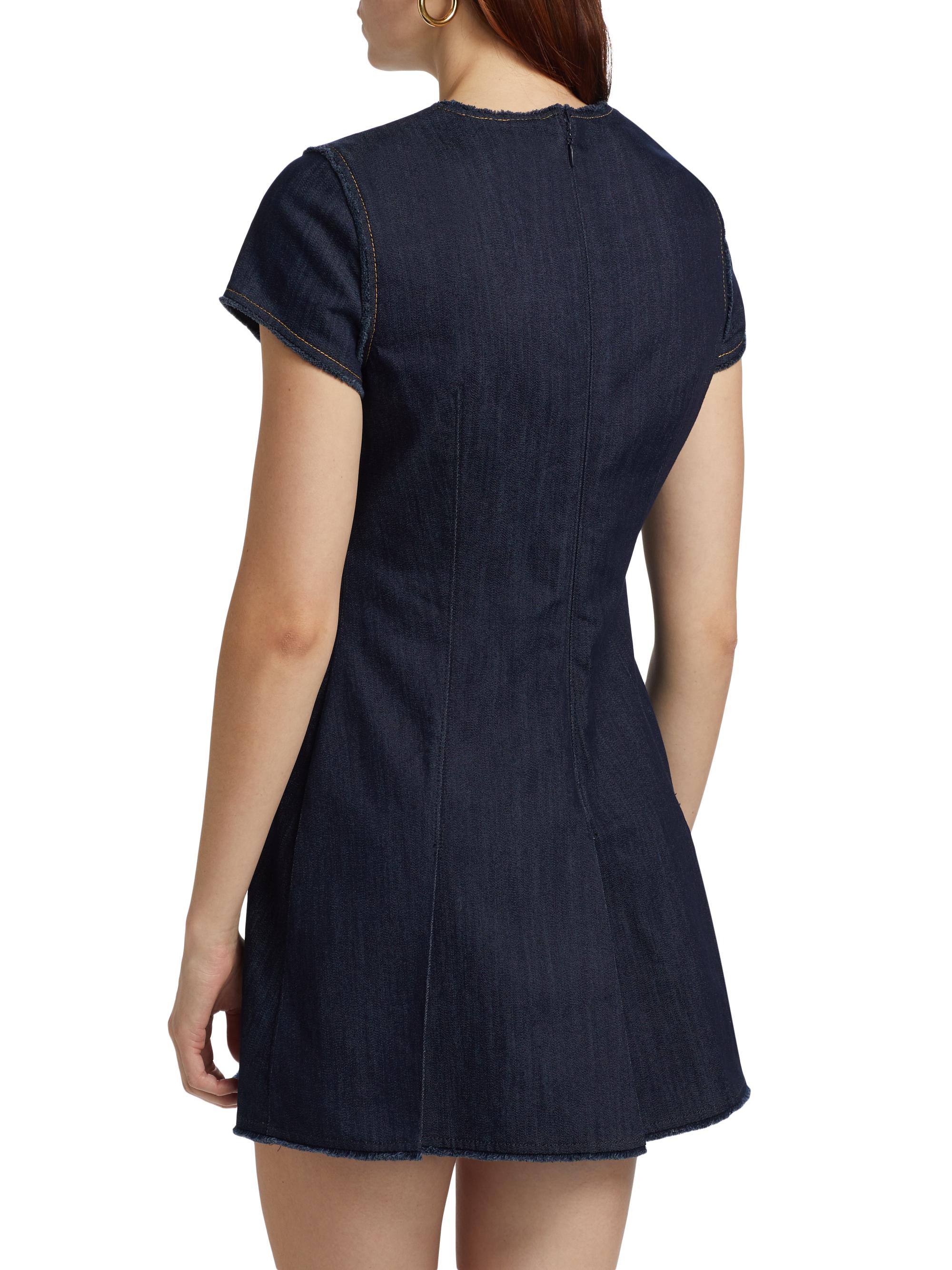 Cinq à Sept Nova Denim Sheath Minidress | Saks Fifth Avenue