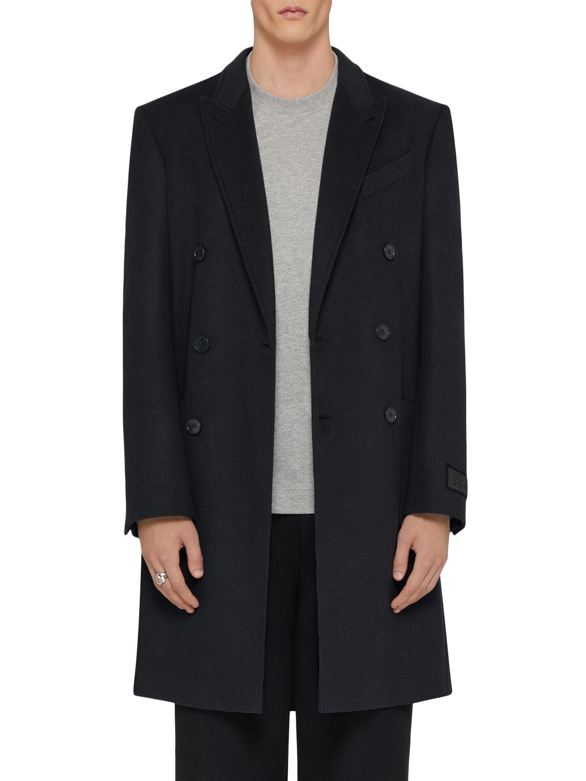 Givenchy Coat in Double Face Wool and Cashmere | Saks Fifth Avenue