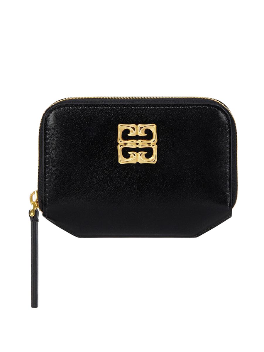 Givenchy 4G Liquid Zipped Wallet in Box Leather | Saks Fifth Avenue