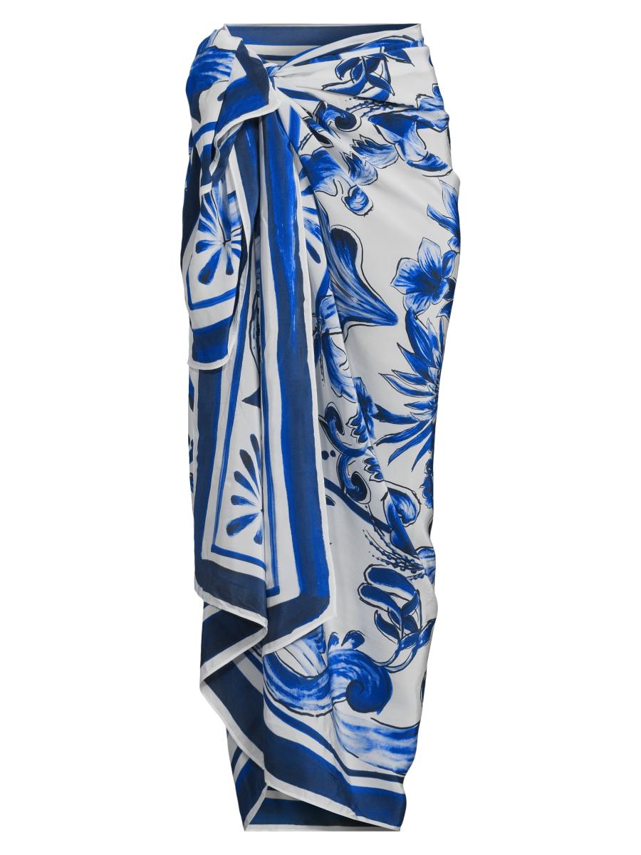 Farm Rio Garden Tiles Sarong | Saks Fifth Avenue