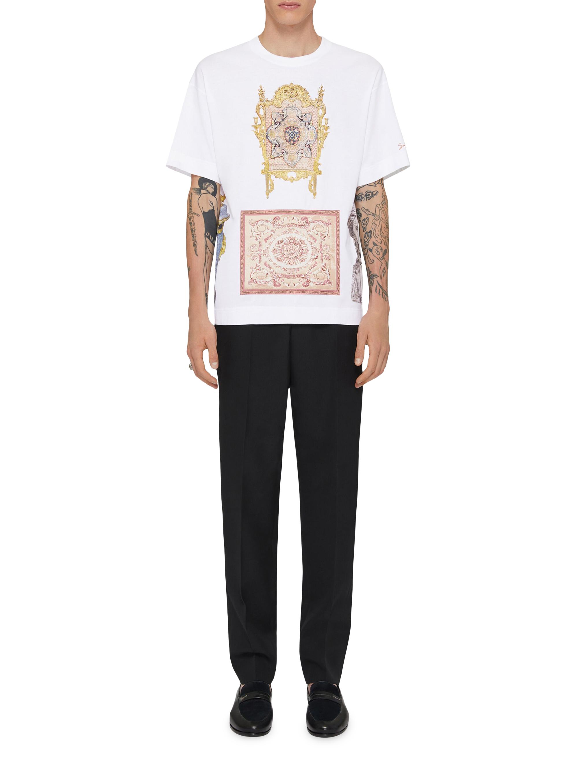 Givenchy T-Shirt in Cotton with Hubert Objects Print | Saks Fifth Avenue