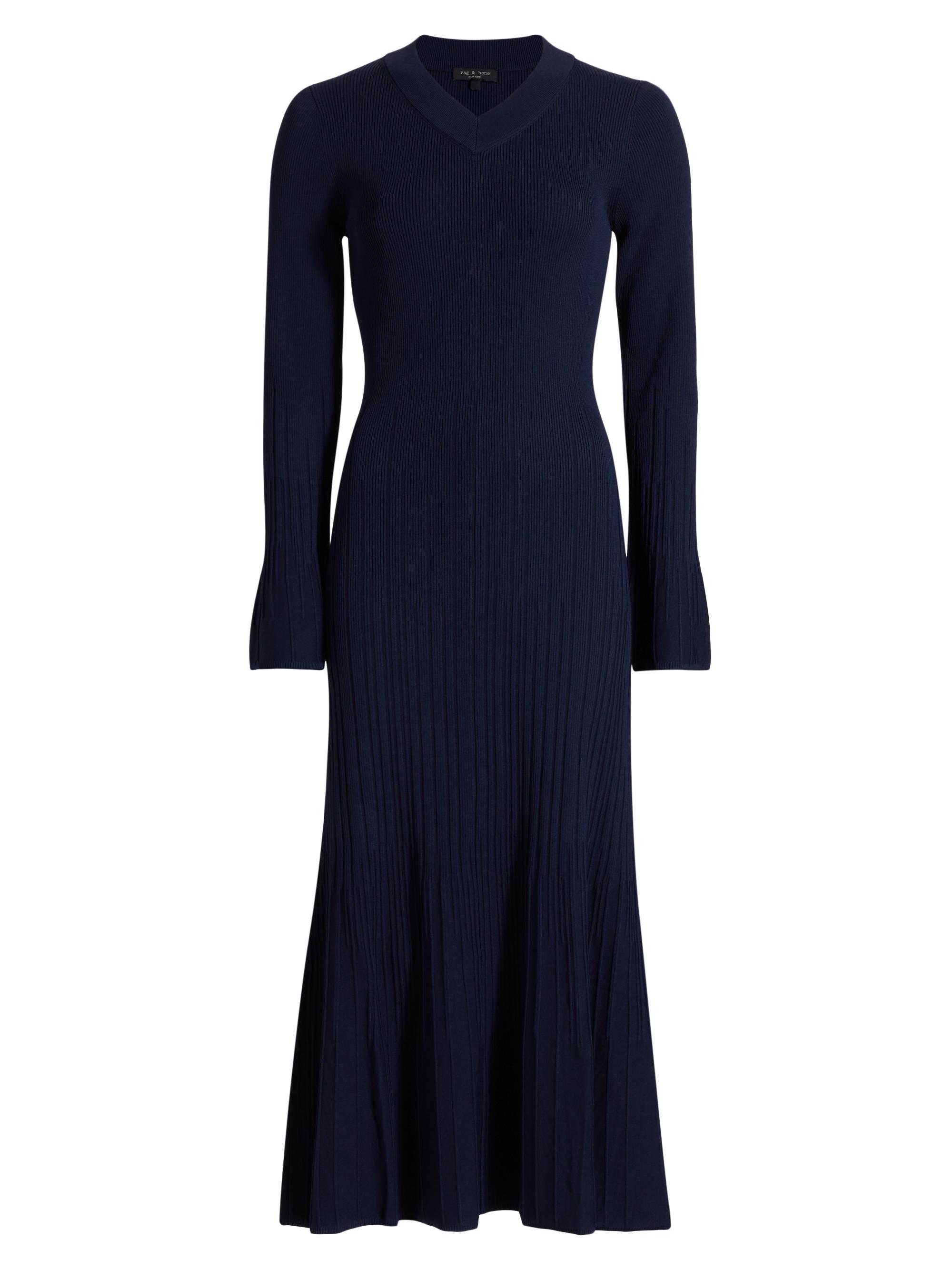 rag & bone Austen Long-Sleeve Midi-Dress | Saks Fifth Avenue