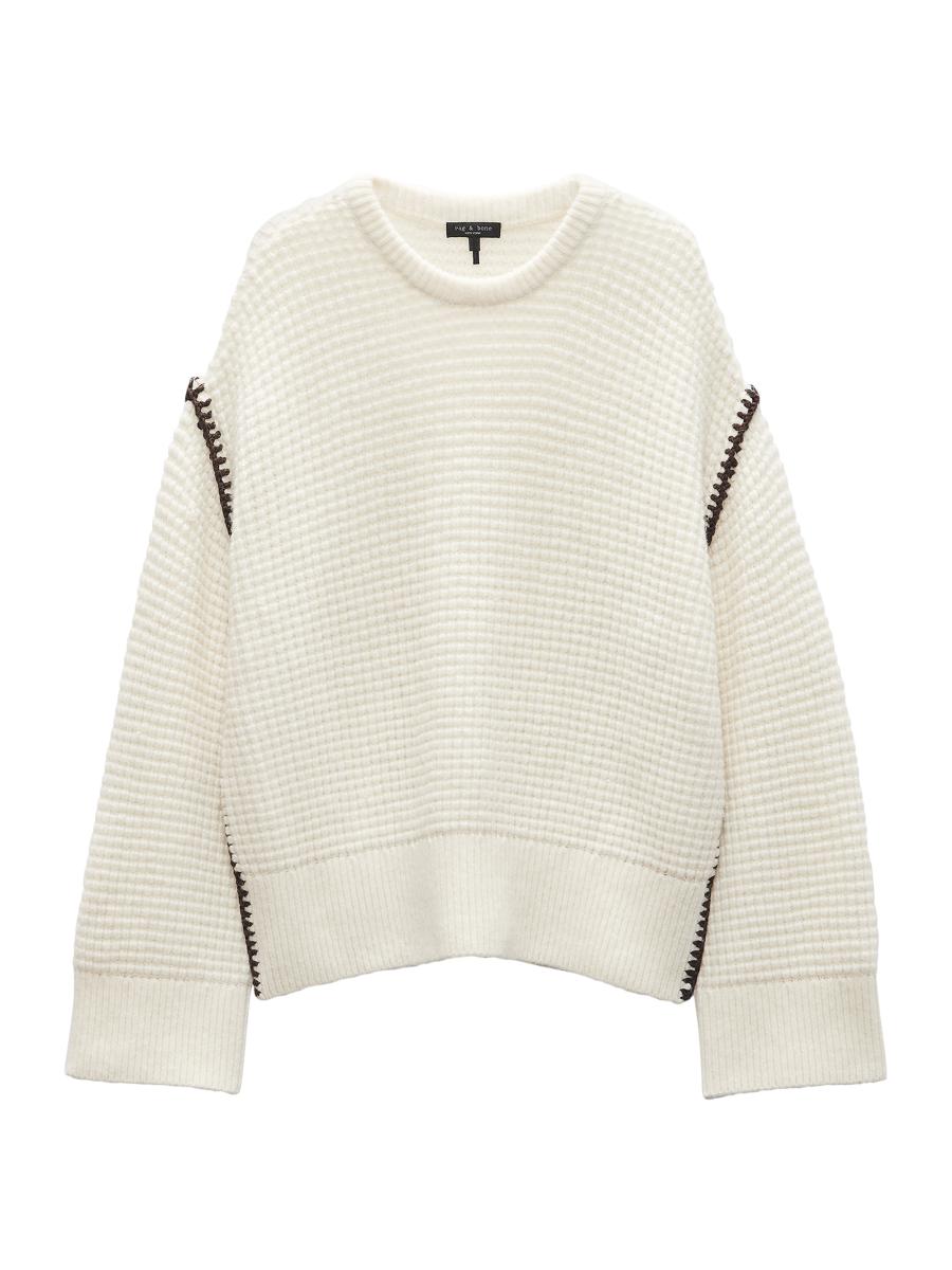 rag & bone Katie Wool-Blend Oversized Sweater | Saks Fifth Avenue
