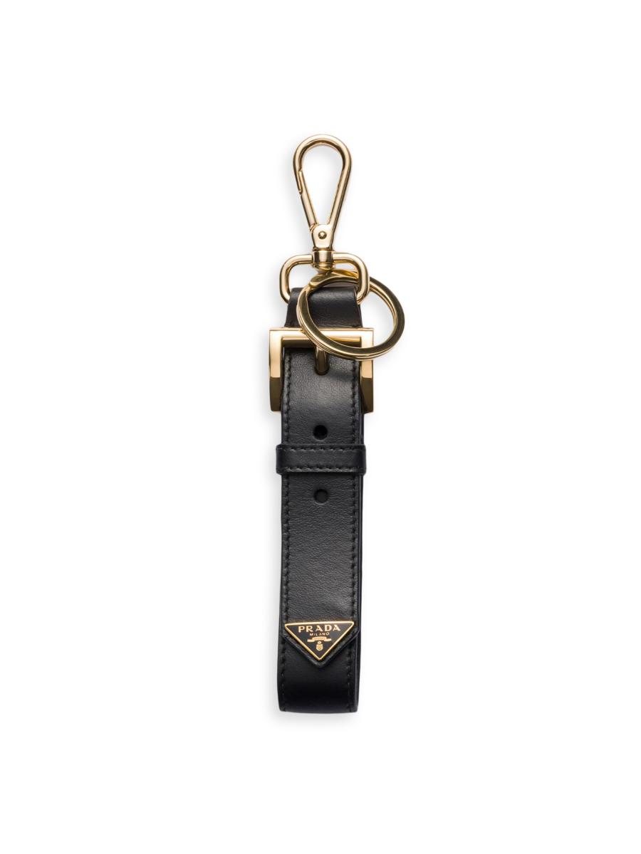 Prada Leather Key Ring | Saks Fifth Avenue