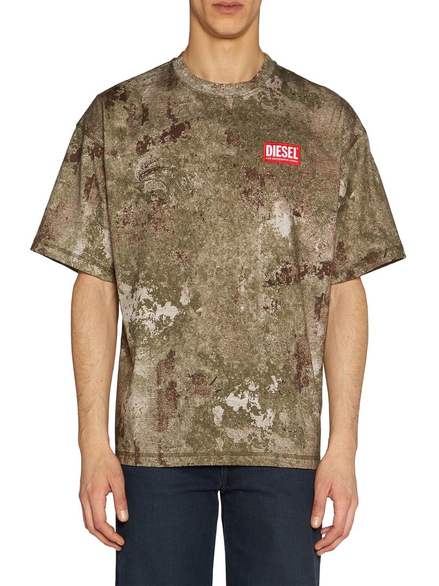 Diesel Camo Crewneck T-Shirt | Saks Fifth Avenue