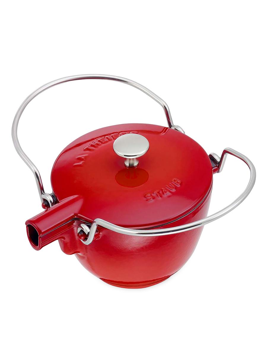 Shop Staub Cast Iron 1 Quart Round Tea Kettle | Saks Fifth Avenue