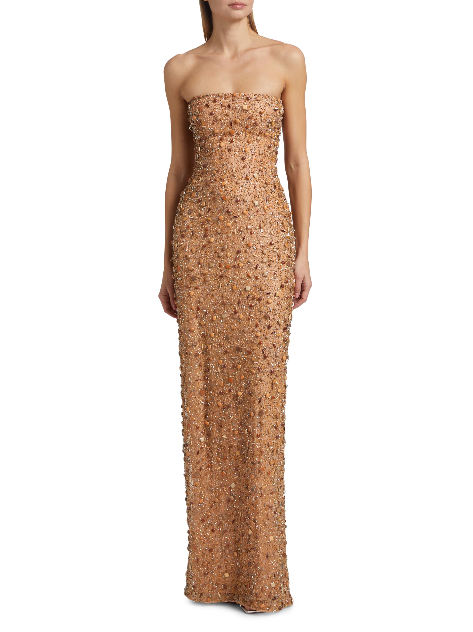 Atelier Prabal Gurung Emma Embellished Tulle Strapless Gown | Saks ...