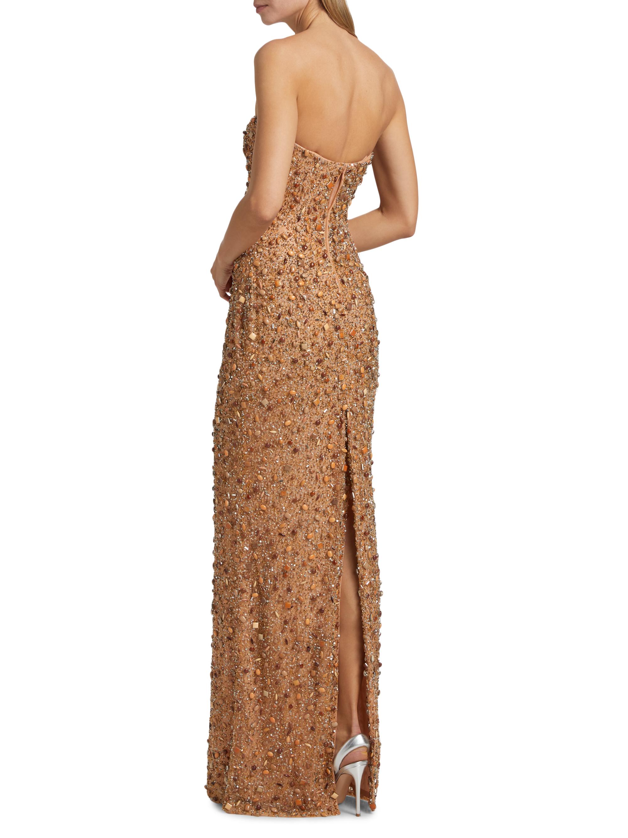 Atelier Prabal Gurung Emma Embellished Tulle Strapless Gown | Saks ...
