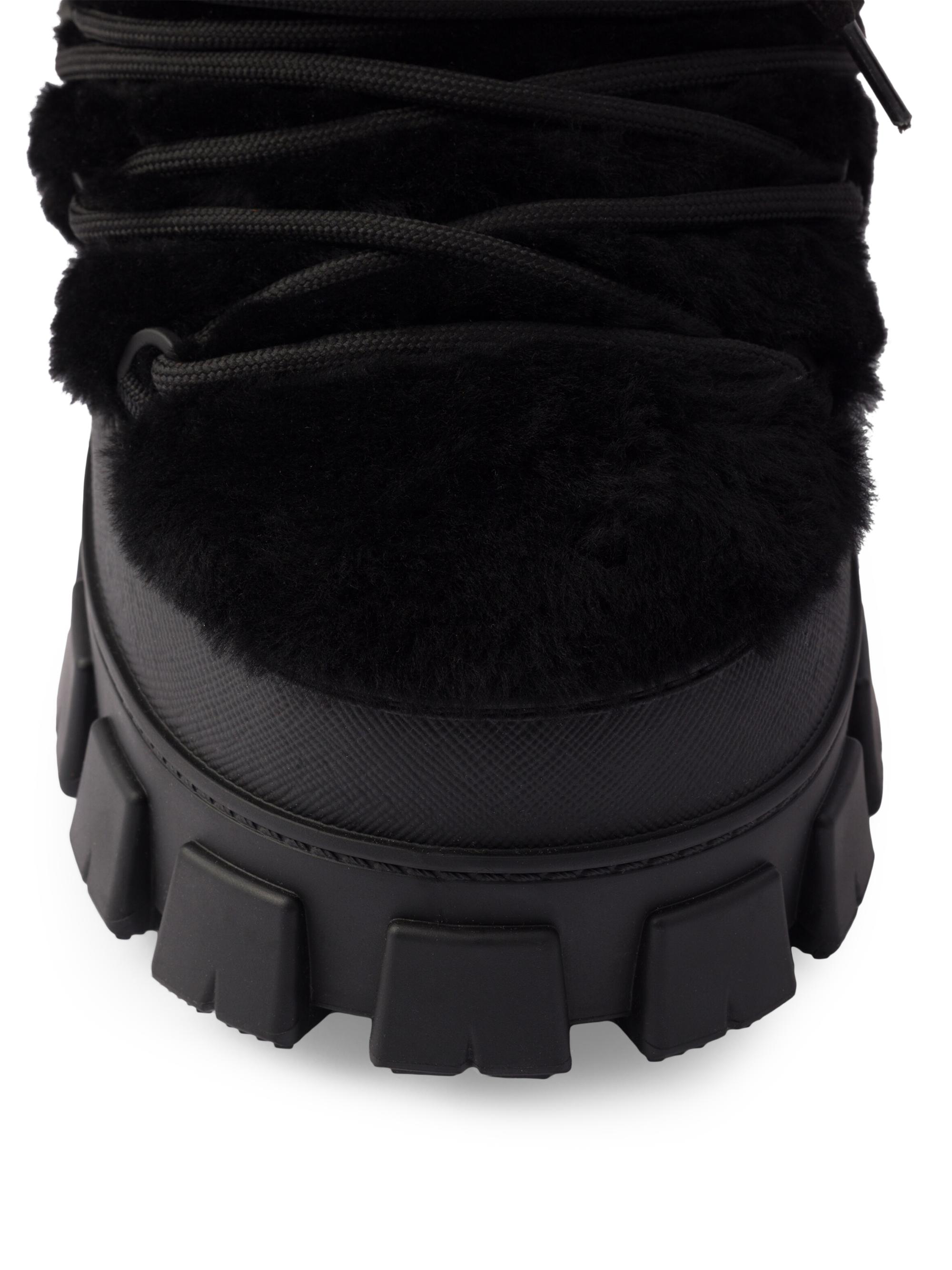 Prada Shearling Après Ski Booties | Saks Fifth Avenue