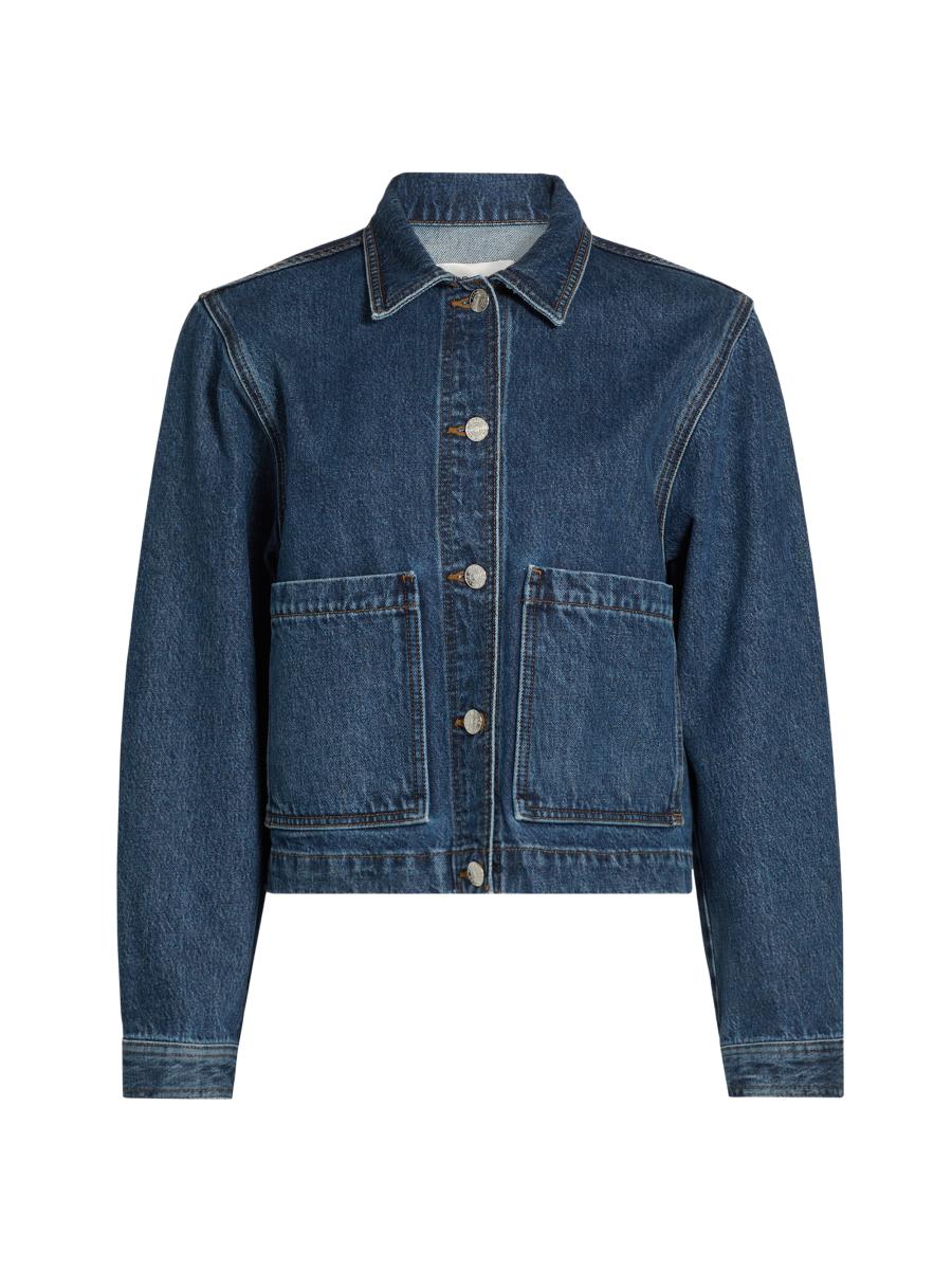 FRAME Denim Patch Pocket Jacket | Saks Fifth Avenue