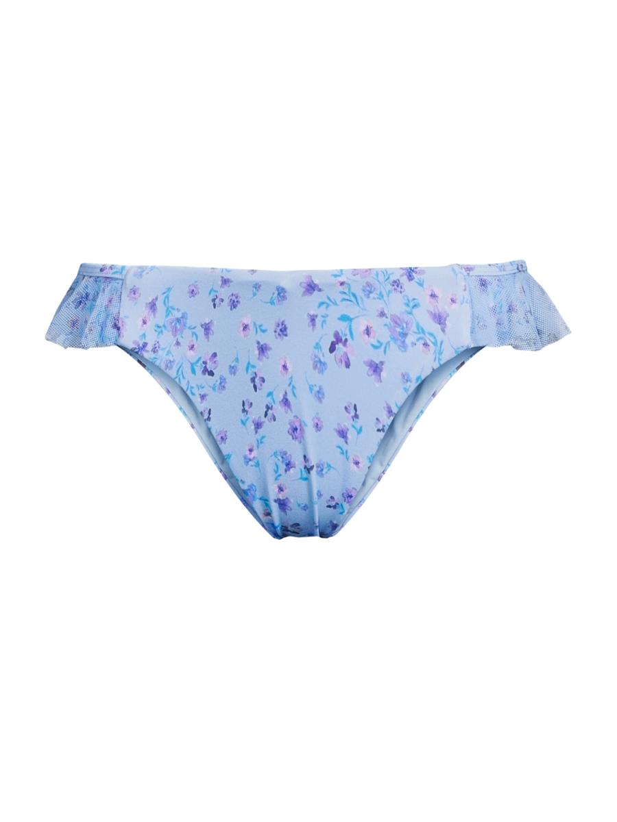 Beach Riot Paige Micro-Floral Bikini Bottom | Saks Fifth Avenue