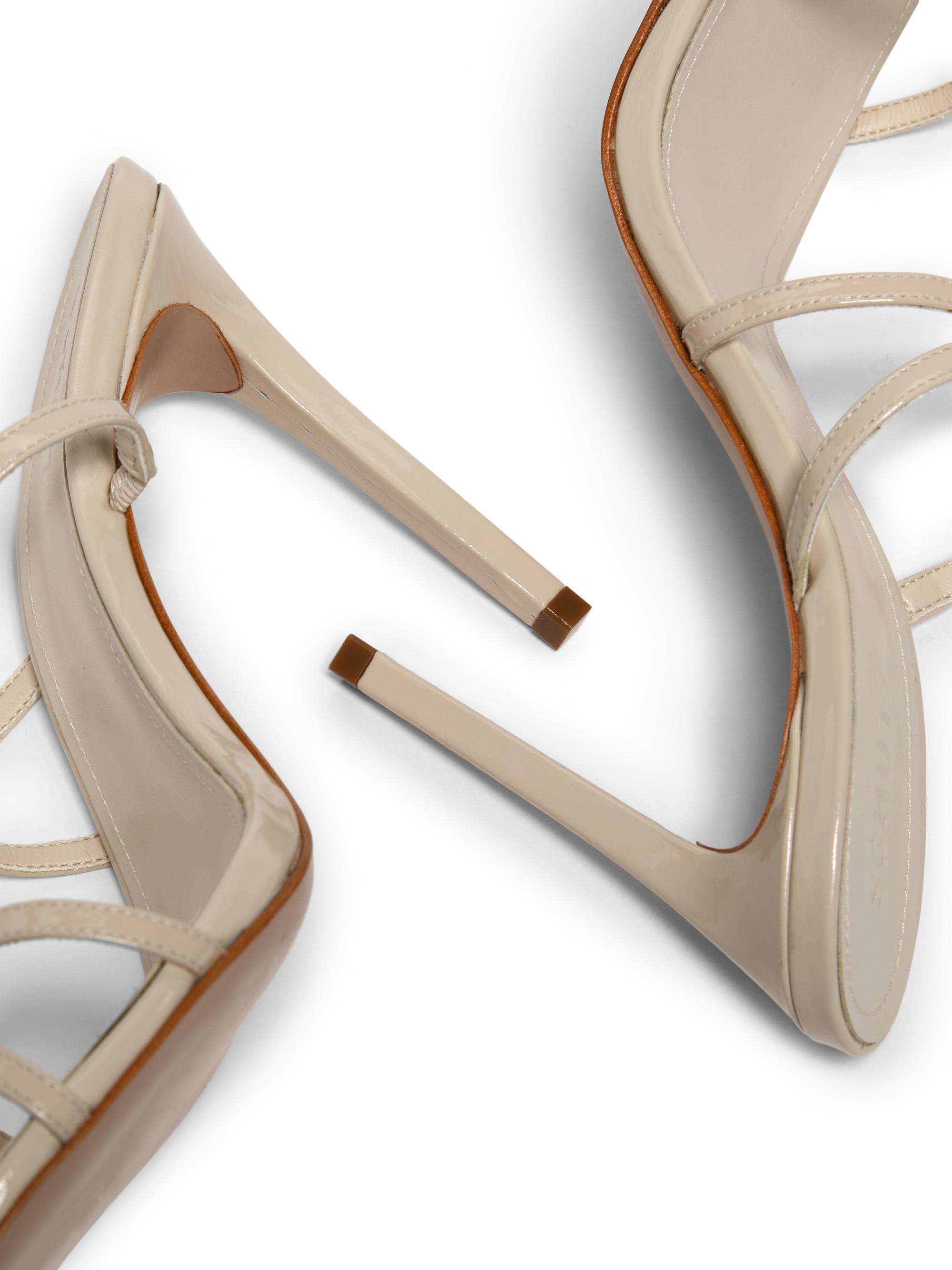 Schutz Diana 100MM Leather Stiletto-Heel Sandals | Saks Fifth Avenue