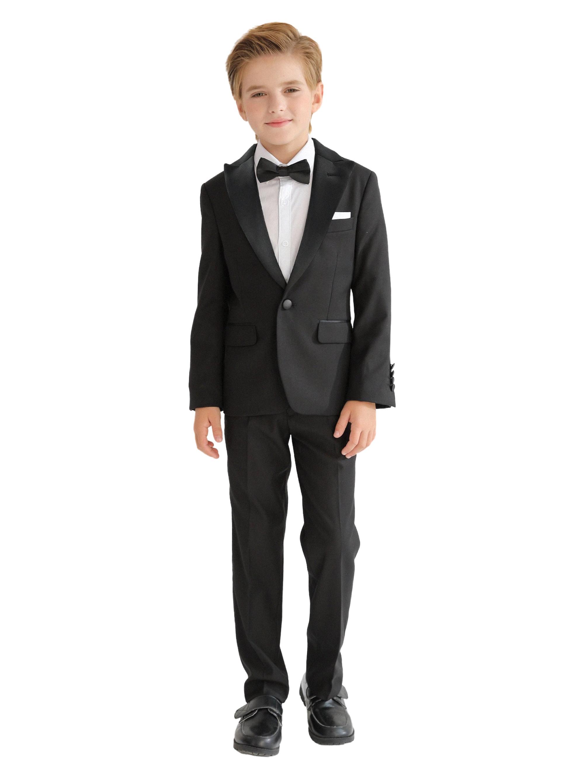 Moustache Baby Boy's, Little Boys & Boy's Peak Lapel Wool Suit | Saks ...