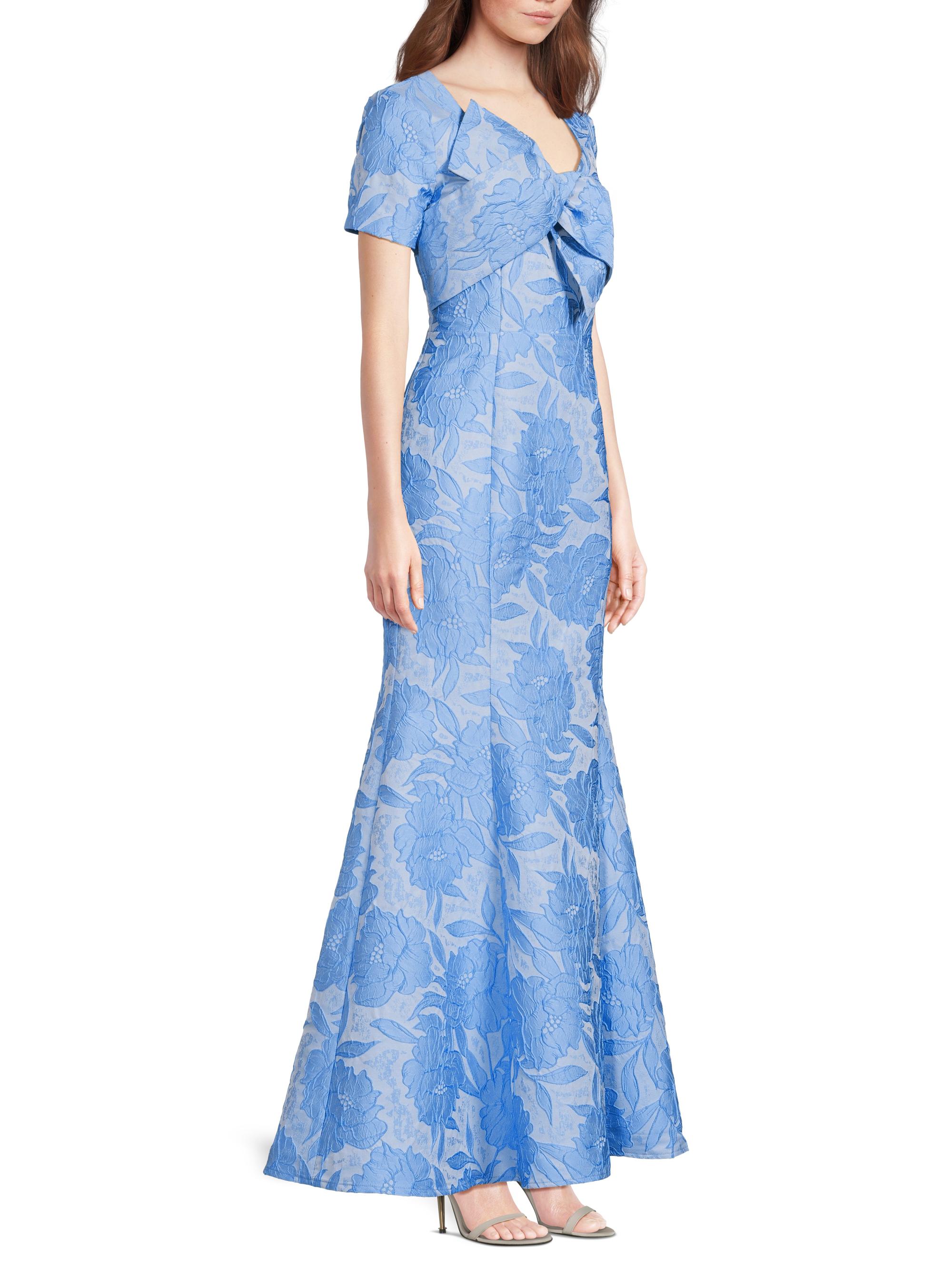 Shani Jacquard Bow Gown | Saks Fifth Avenue