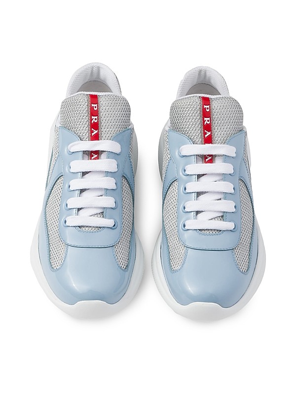 Shop Prada Women's America's Cup Biker Fabric Sneakers Shop Prada Women's America's Cup Biker Fabric Sneakers