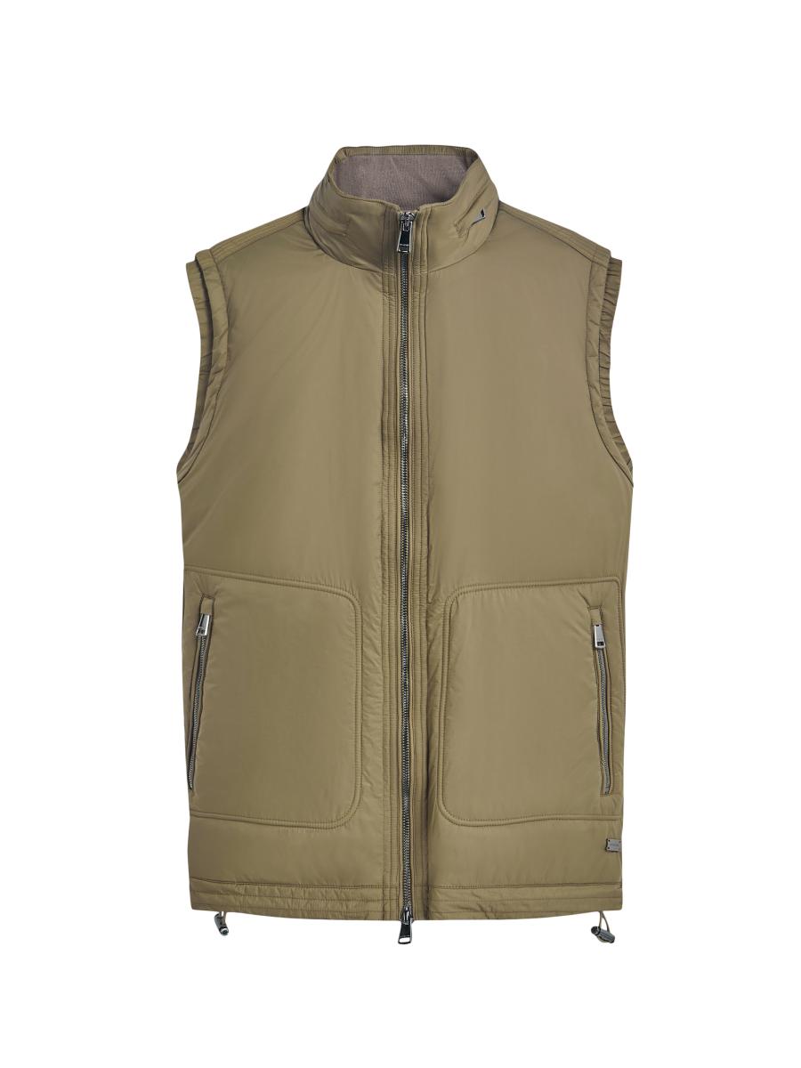 Bugatchi Nylon Zip-Up Vest | Saks Fifth Avenue