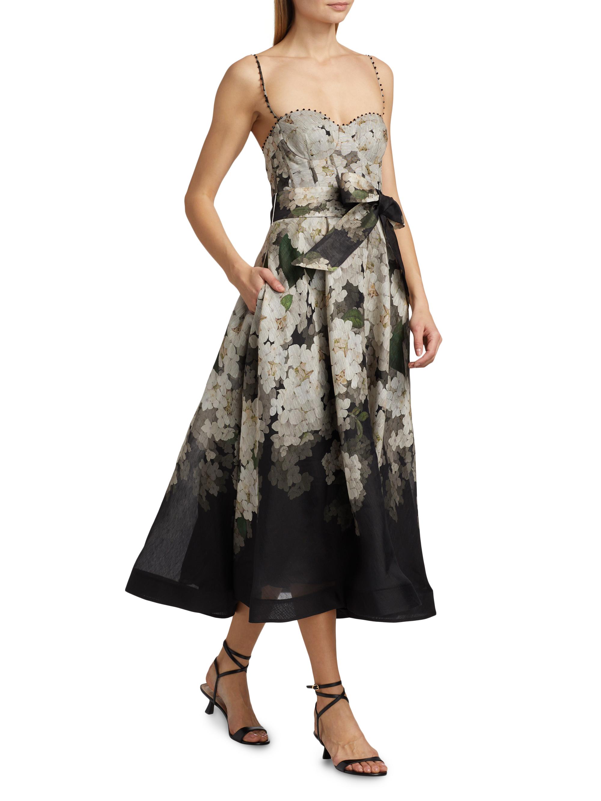 Zimmermann Balance Floral Picnic Dress | Saks Fifth Avenue