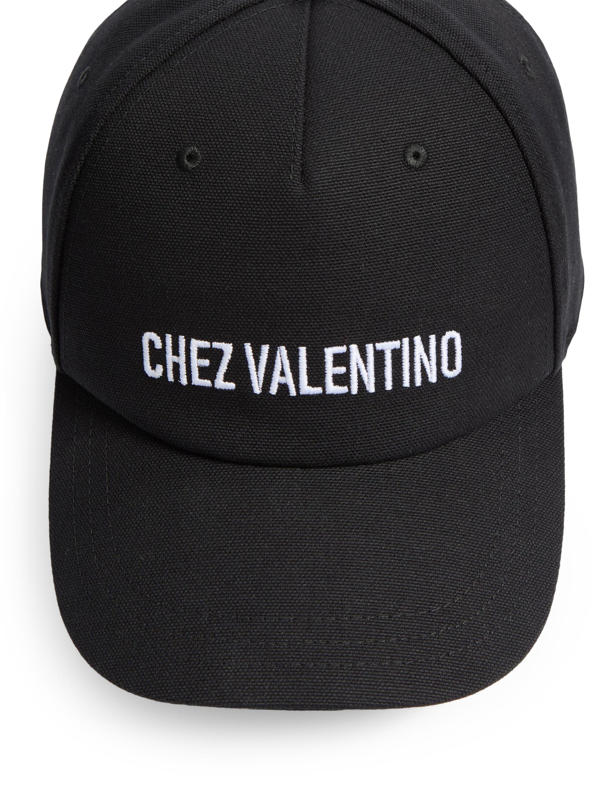Valentino Garavani Cotton Baseball Cap with Embroidery | Saks Fifth Avenue