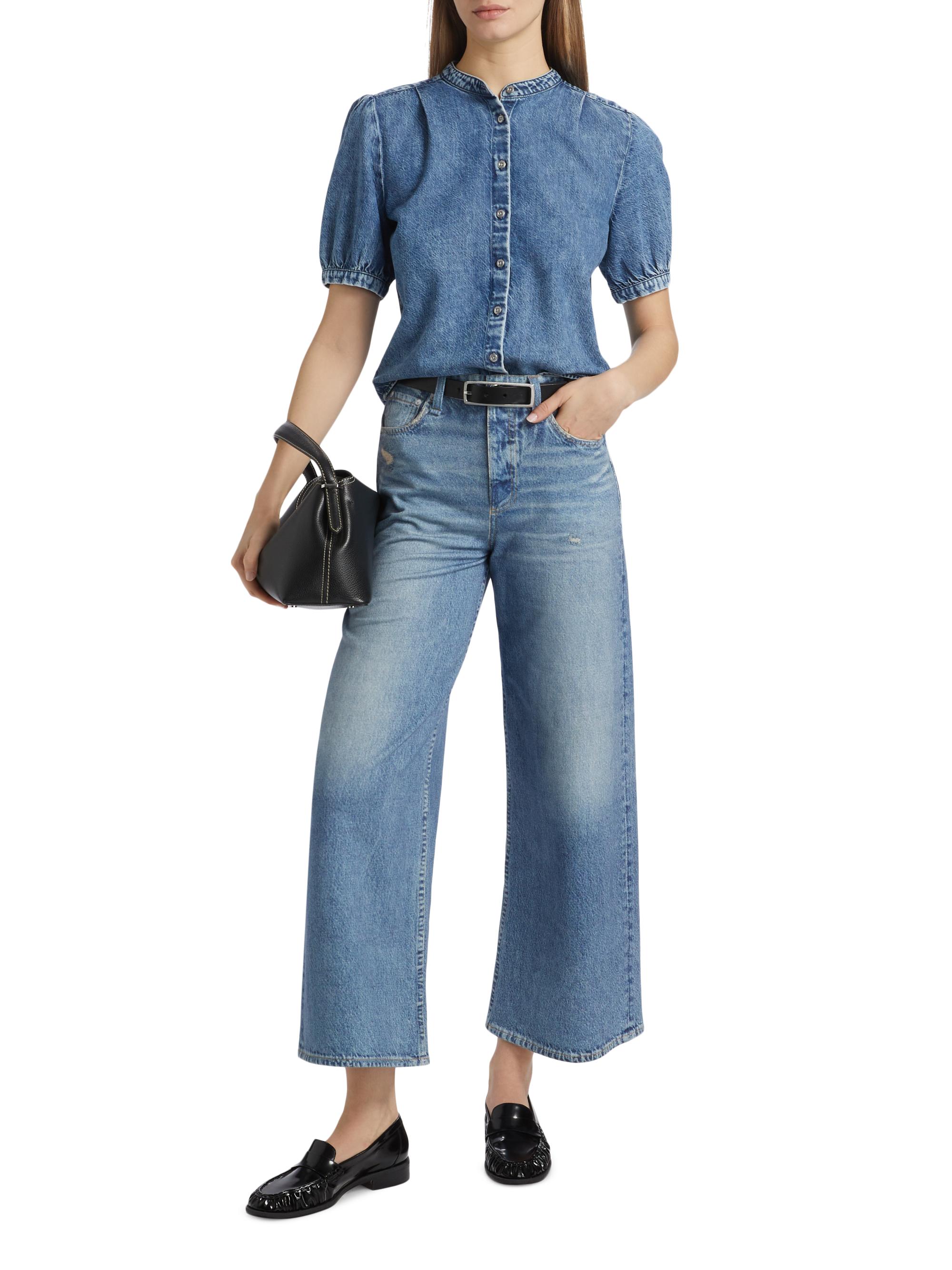 rag & bone Miramar Sofie Ankle Wide-Leg Pants | Saks Fifth Avenue