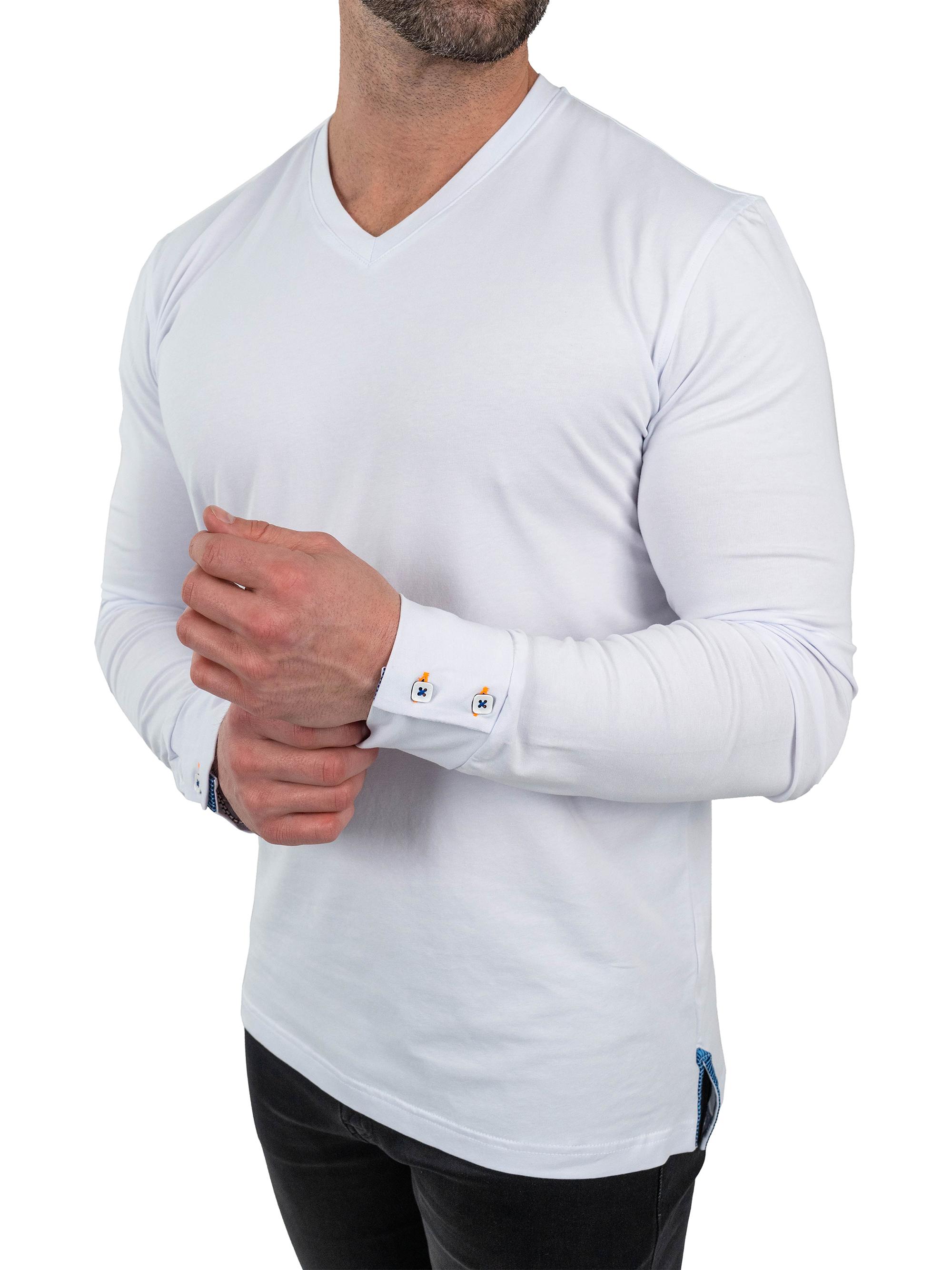 Maceoo V-Neck Edison T-Shirt | Saks Fifth Avenue