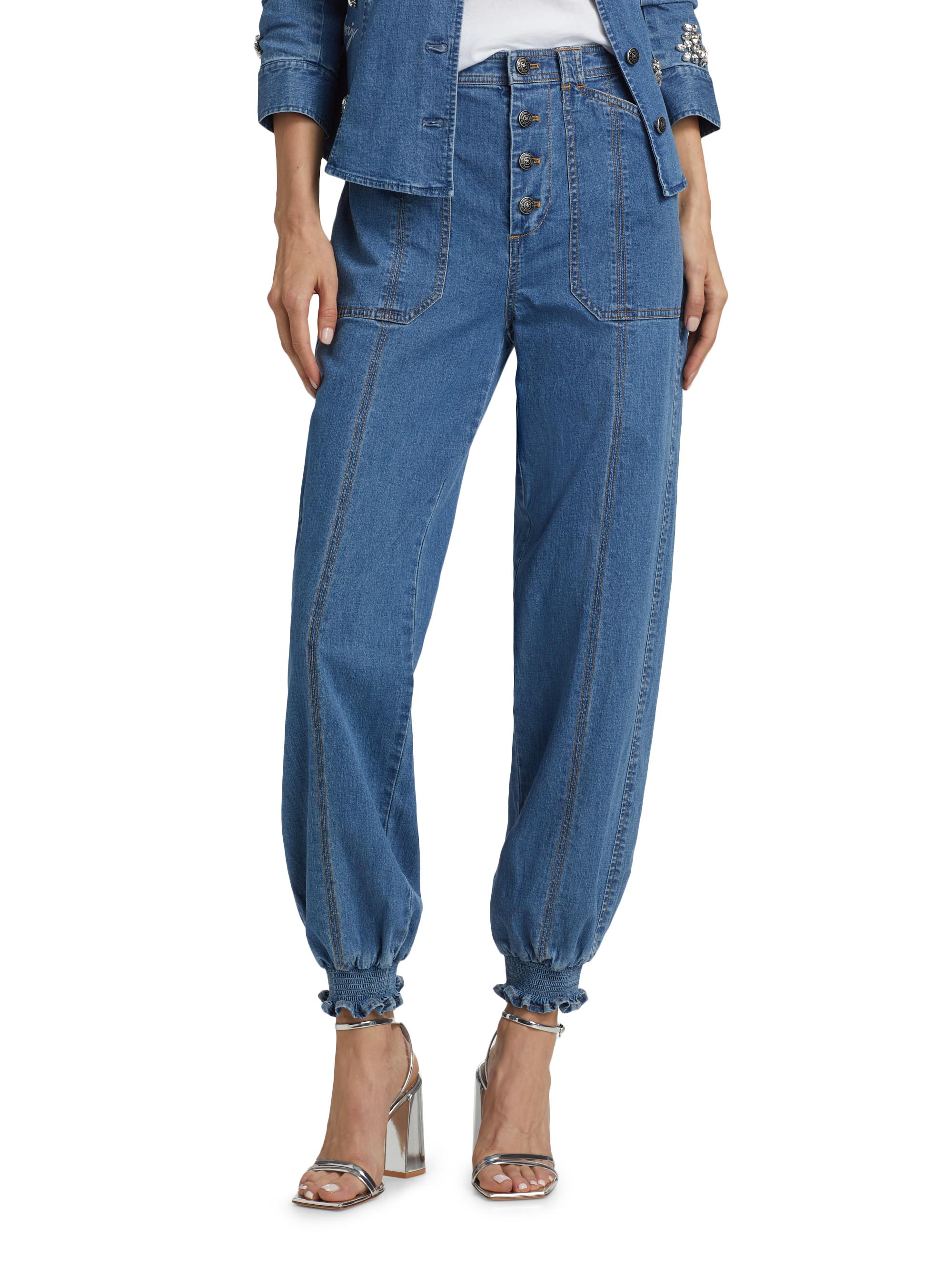 Cinq à Sept Mavis High-Rise Tapered-Leg Pants | Saks Fifth Avenue