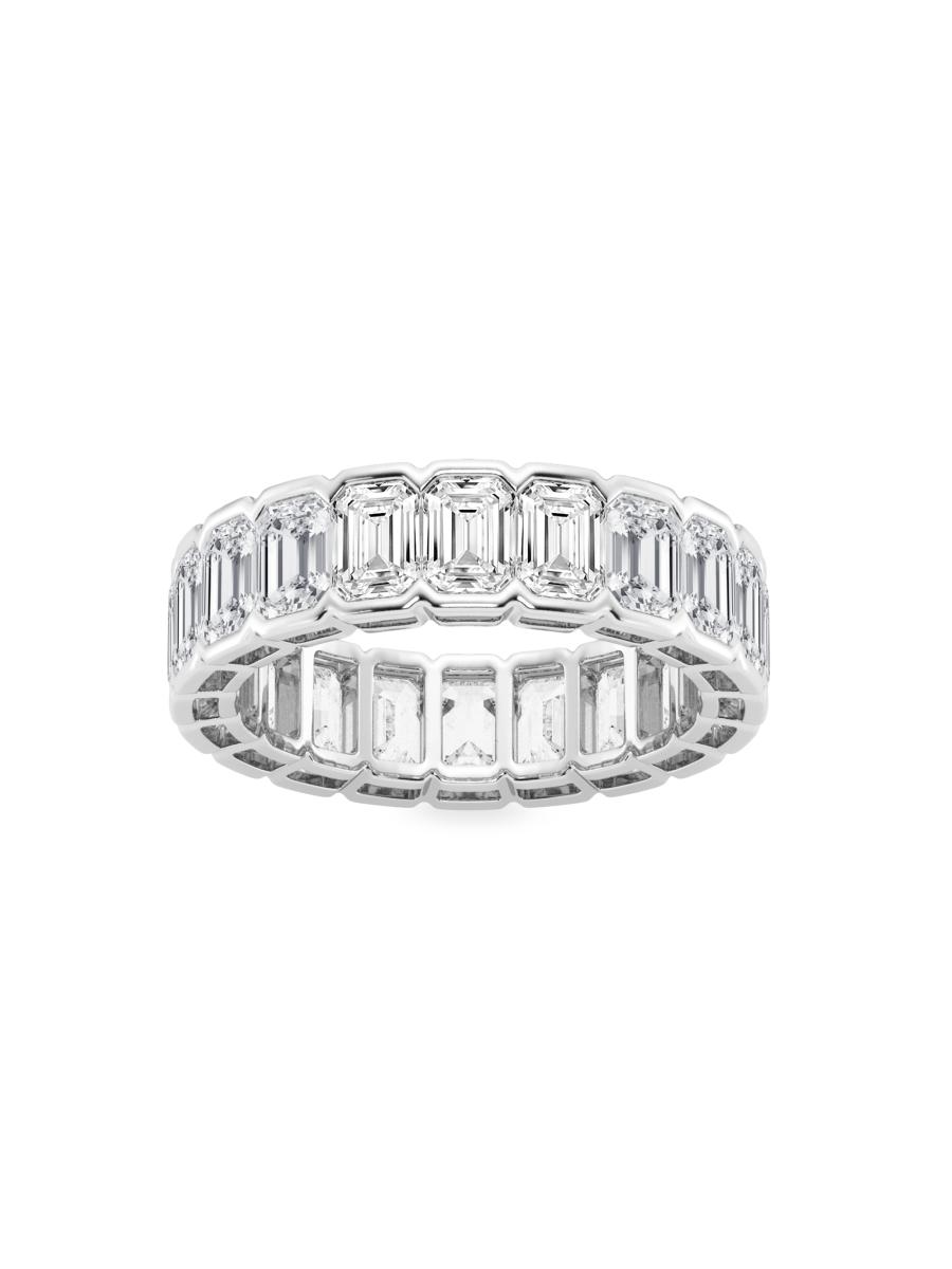 Saks Fifth Avenue Collection 14K White Gold & Emerald-Cut Natural ...