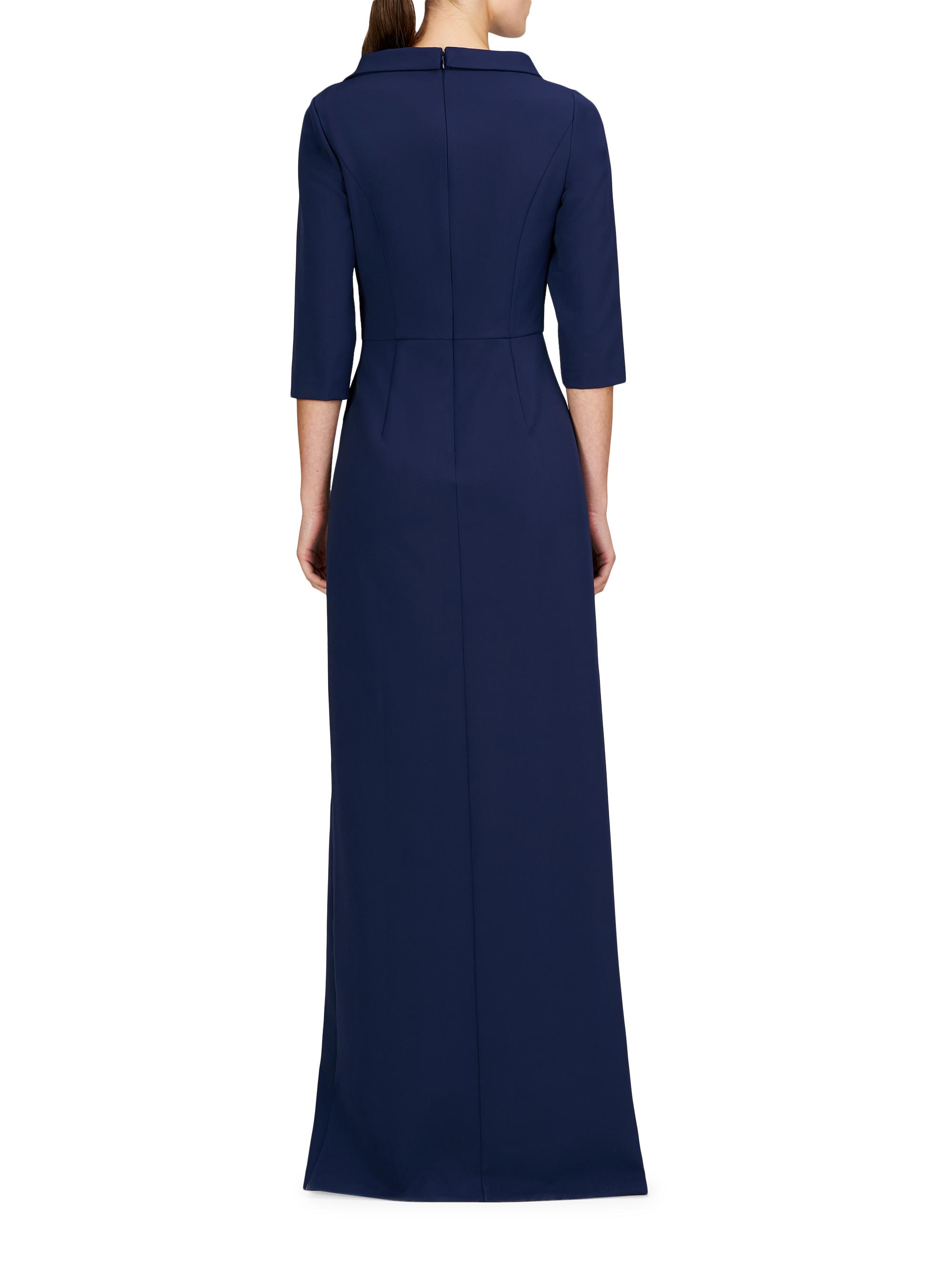 Kay Unger Helena Stretch-Crêpe Column Gown | Saks Fifth Avenue