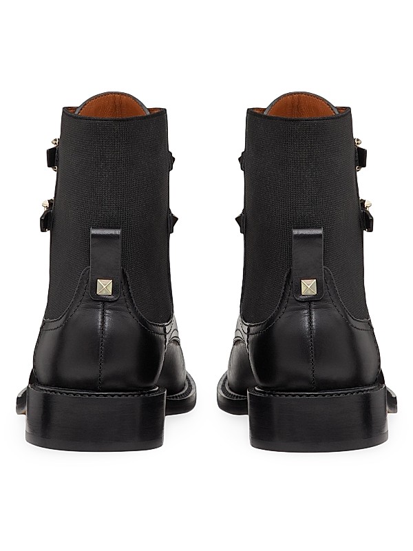 Shop Valentino Garavani Rockstud 20MM Calfskin Ankle Boots Shop Valentino Garavani Rockstud 20MM Calfskin Ankle Boots