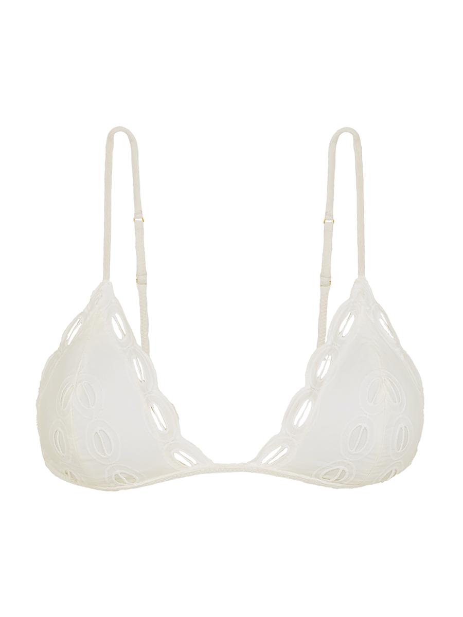 ViX by Paula Hermanny Sea Wanderer Naya Eyelet Triangle Bikini Top ...