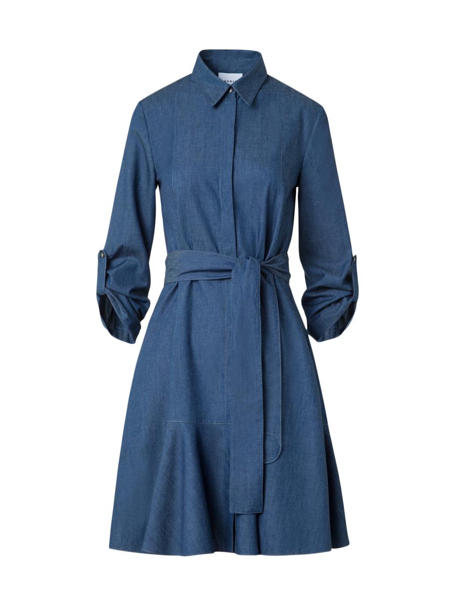 Akris punto Denim Mini Shirtdress | Saks Fifth Avenue