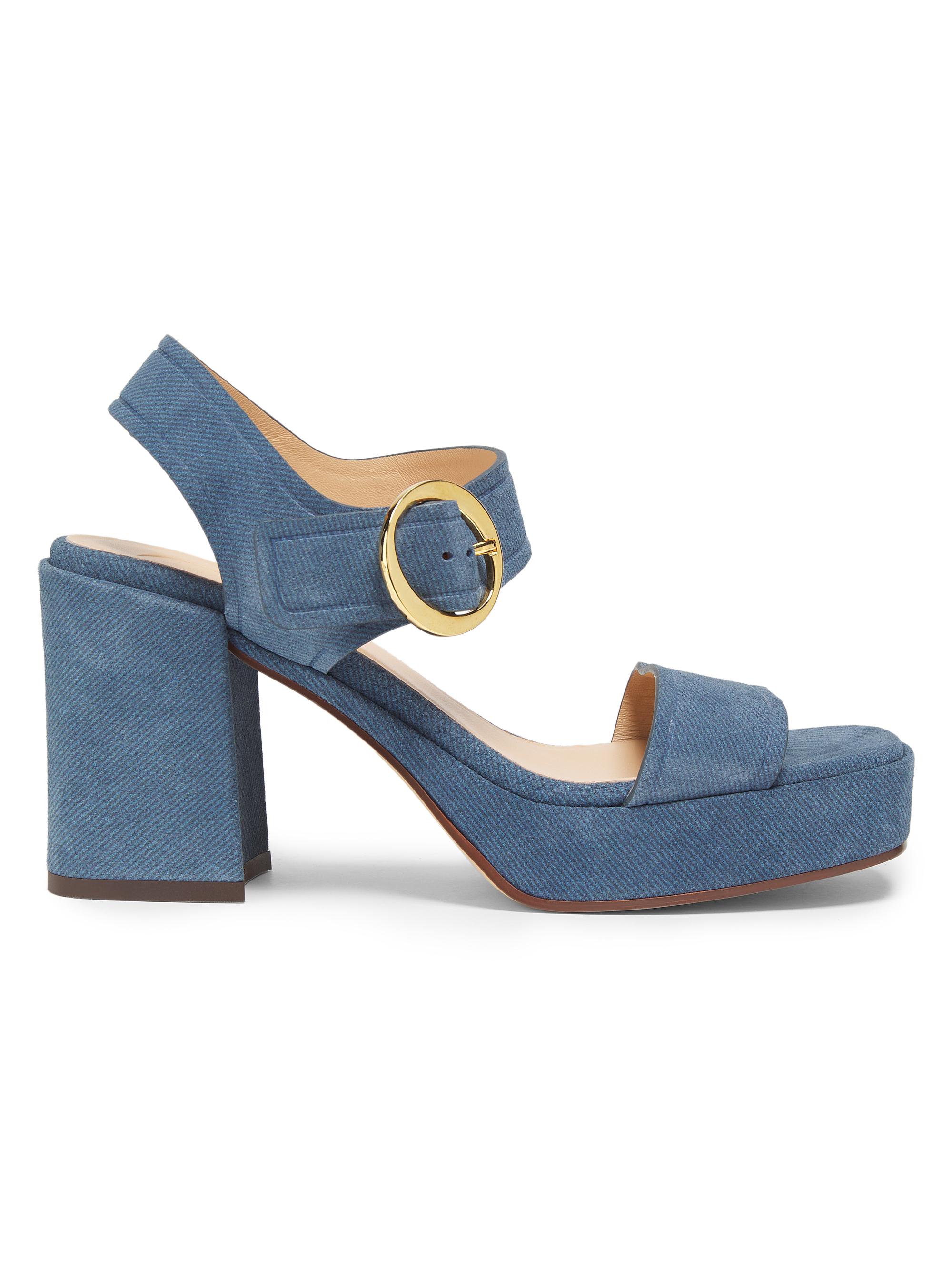 Odissì Brianne 90MM Denim Platform Sandals | Saks Fifth Avenue
