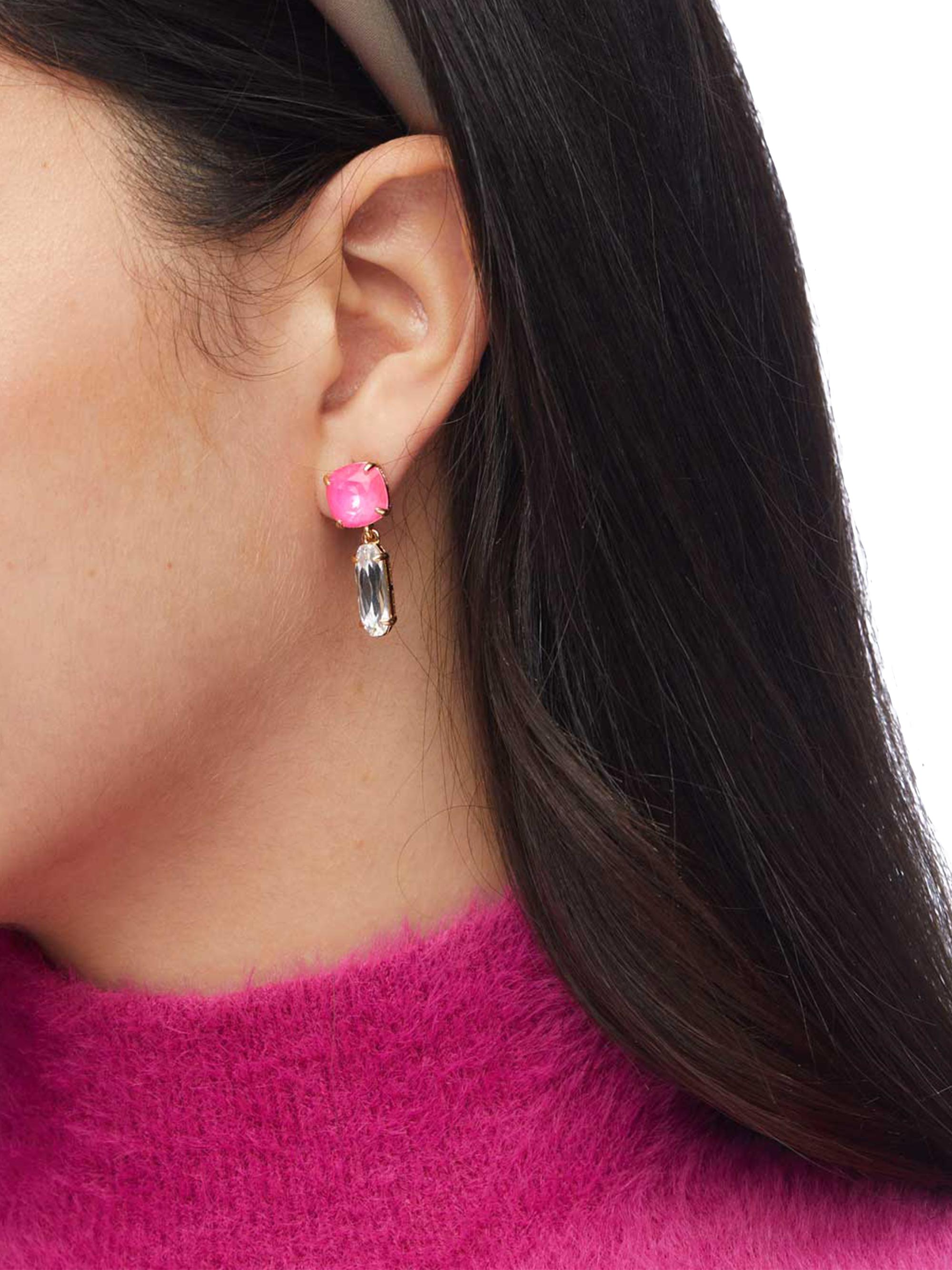 Lele Sadoughi Baby 14K-Gold-Plated & Glass Crystal Drop Earrings | Saks ...