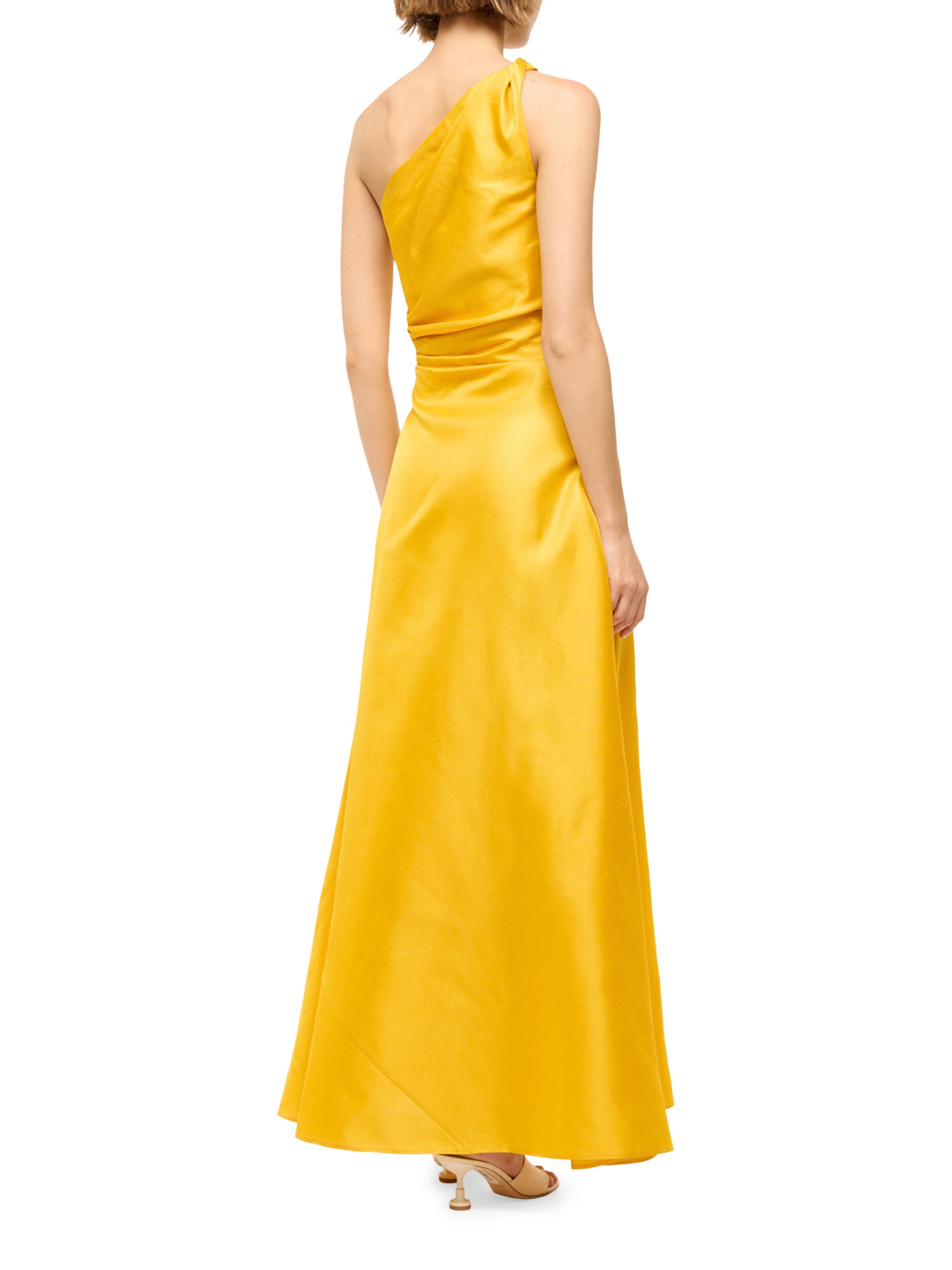 Staud Este Silk One-Shoulder Maxi Dress | Saks Fifth Avenue