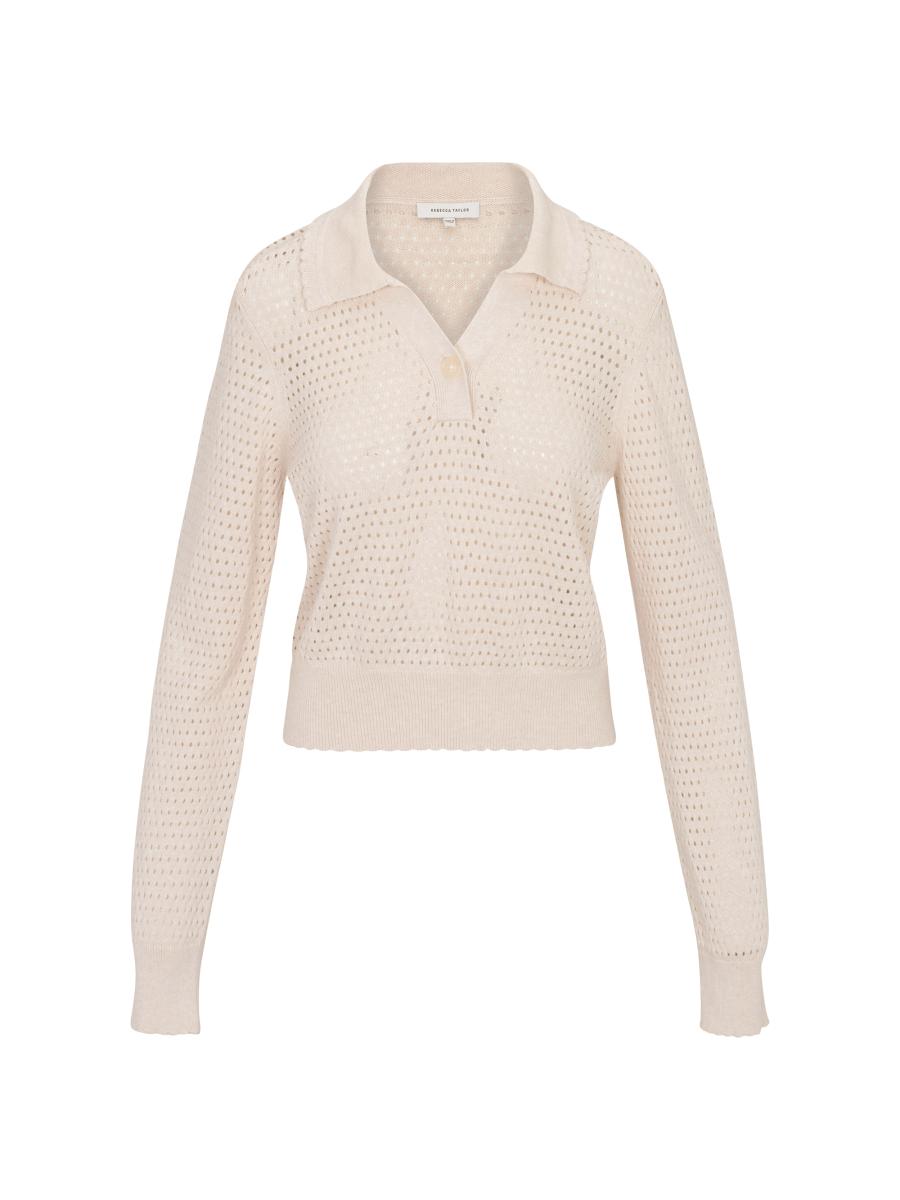 Rebecca Taylor Fern Knit Sweater | Saks Fifth Avenue