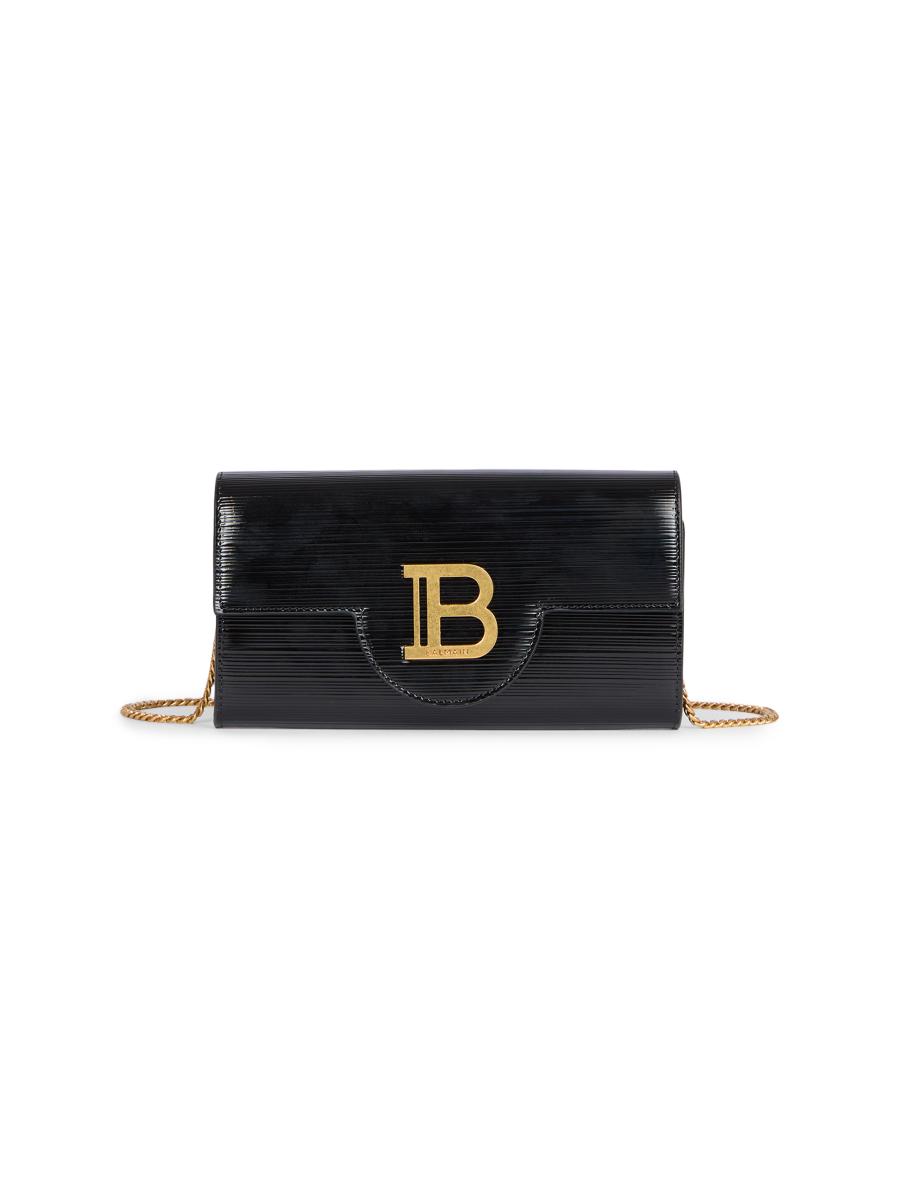 Balmain B-Buzz Patent Leather Wallet | Saks Fifth Avenue