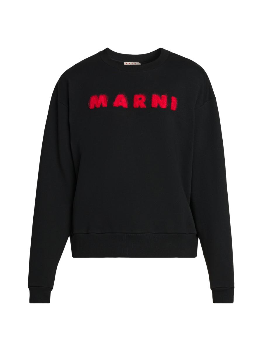 Shop Marni Logo Crewneck Sweatshirt | Saks Fifth Avenue